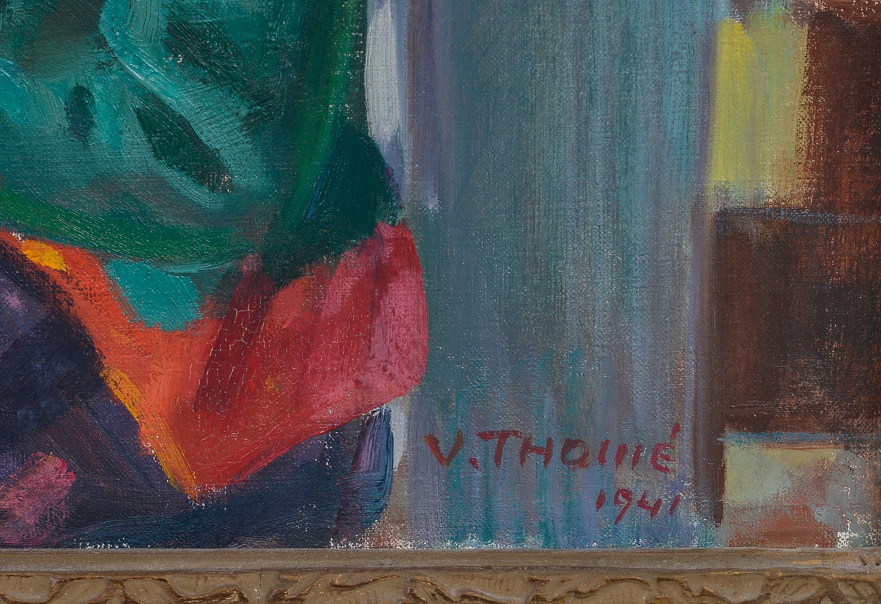 Verner Thomé, LÄSANDE FLICKA. - Bukowskis