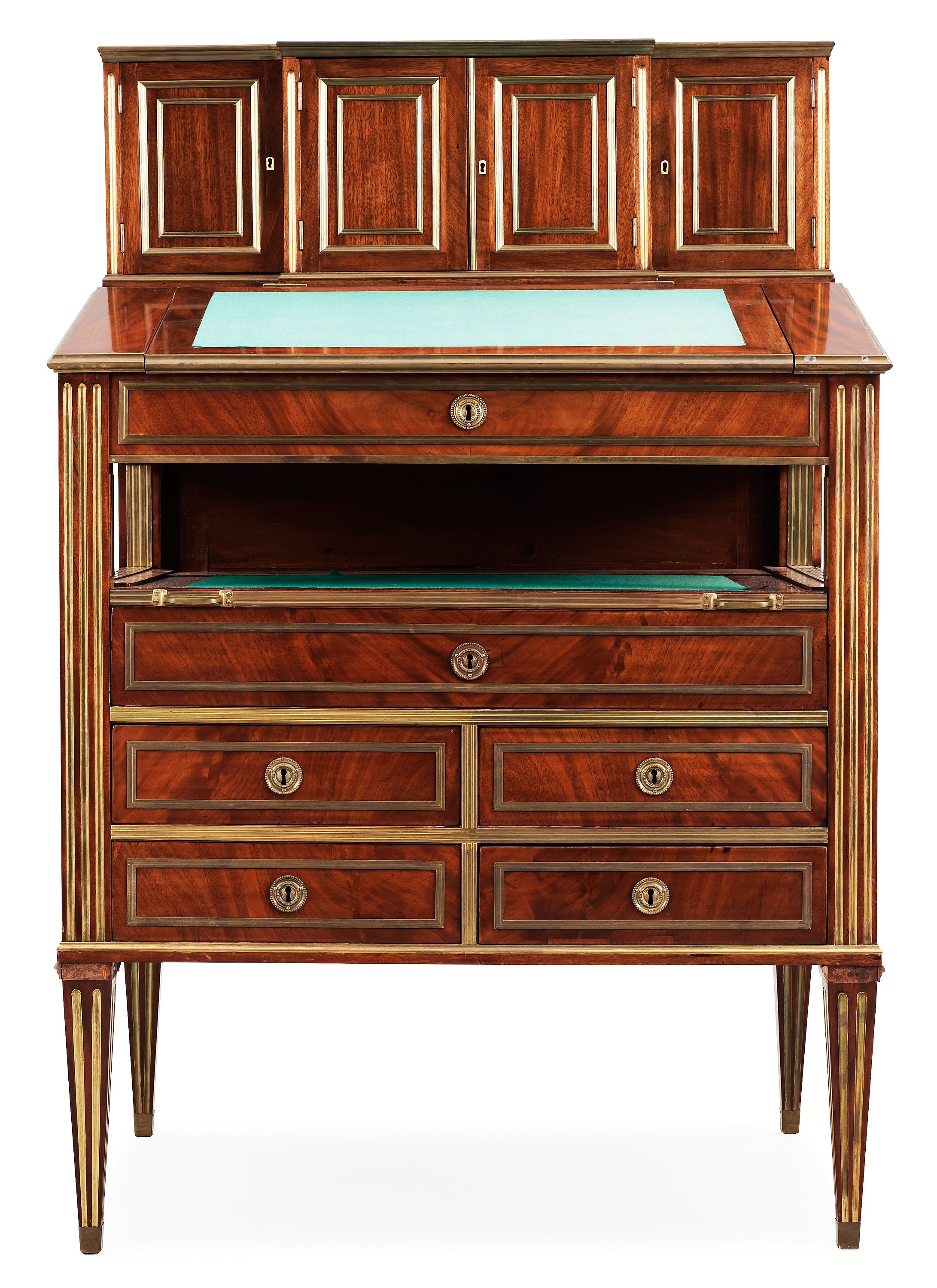 A Russian 19th century mahogany writing-desk. - Bukowskis