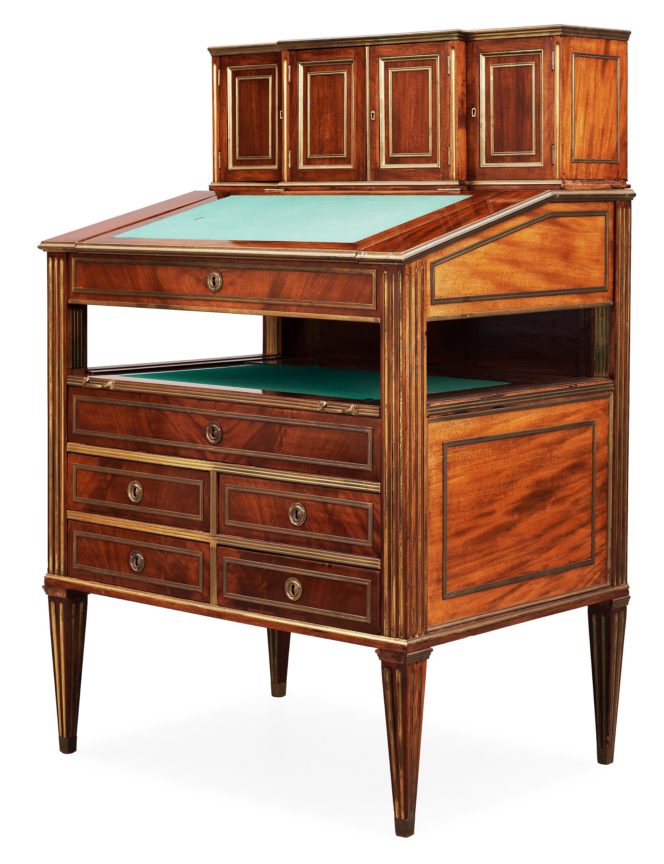 A Russian 19th century mahogany writing-desk. - Bukowskis