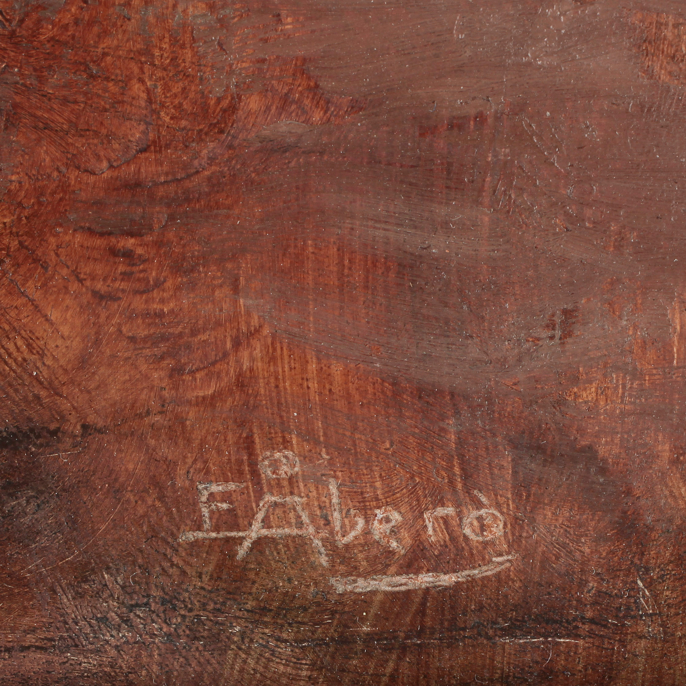 EMIL ÅBERG, olja på pannå, sign. - Bukowskis