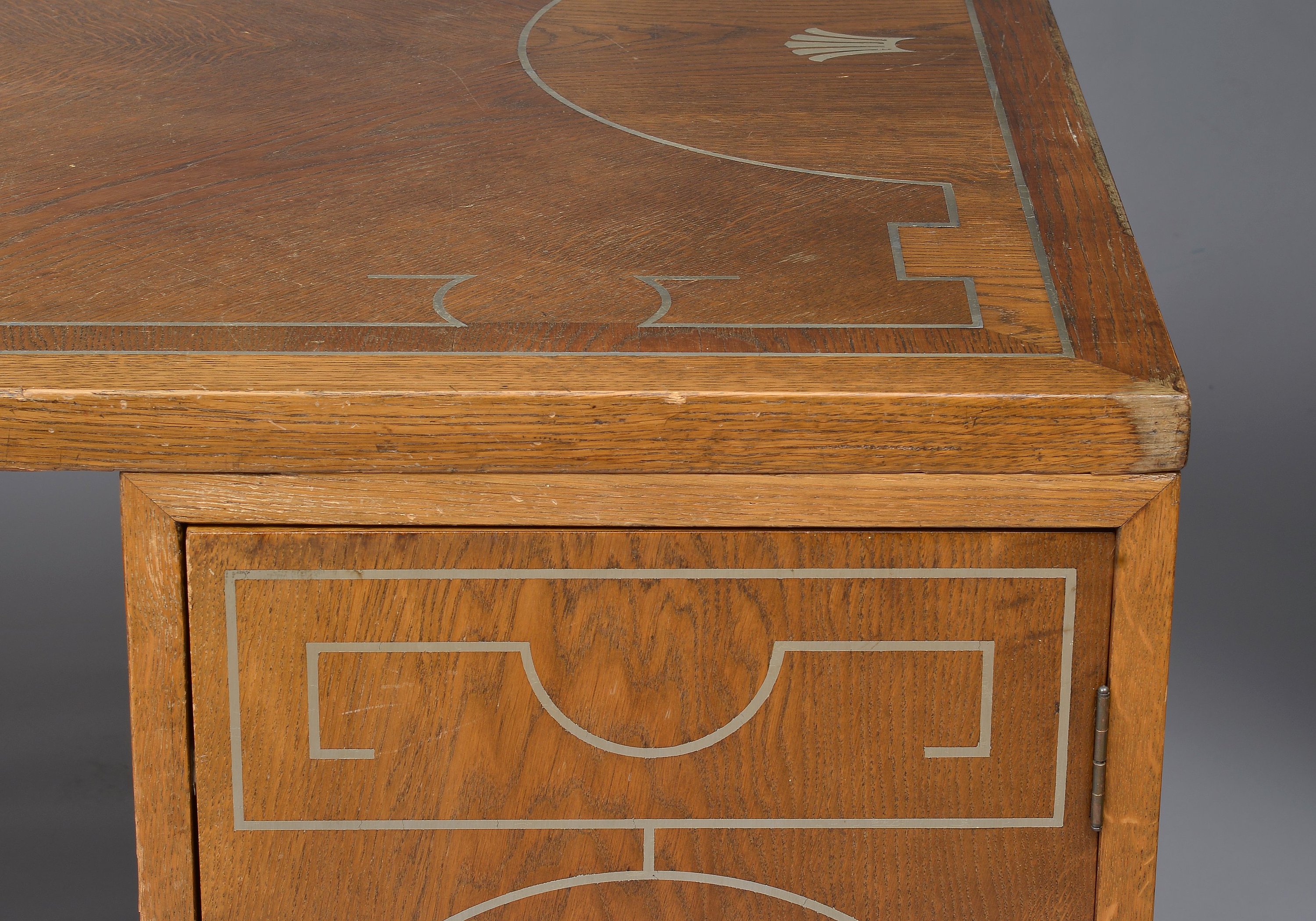 A TEN PIECE SET OF OFFICE FURNITURE FROM THE FINNISH EMBASSY IN MOSCOW ...