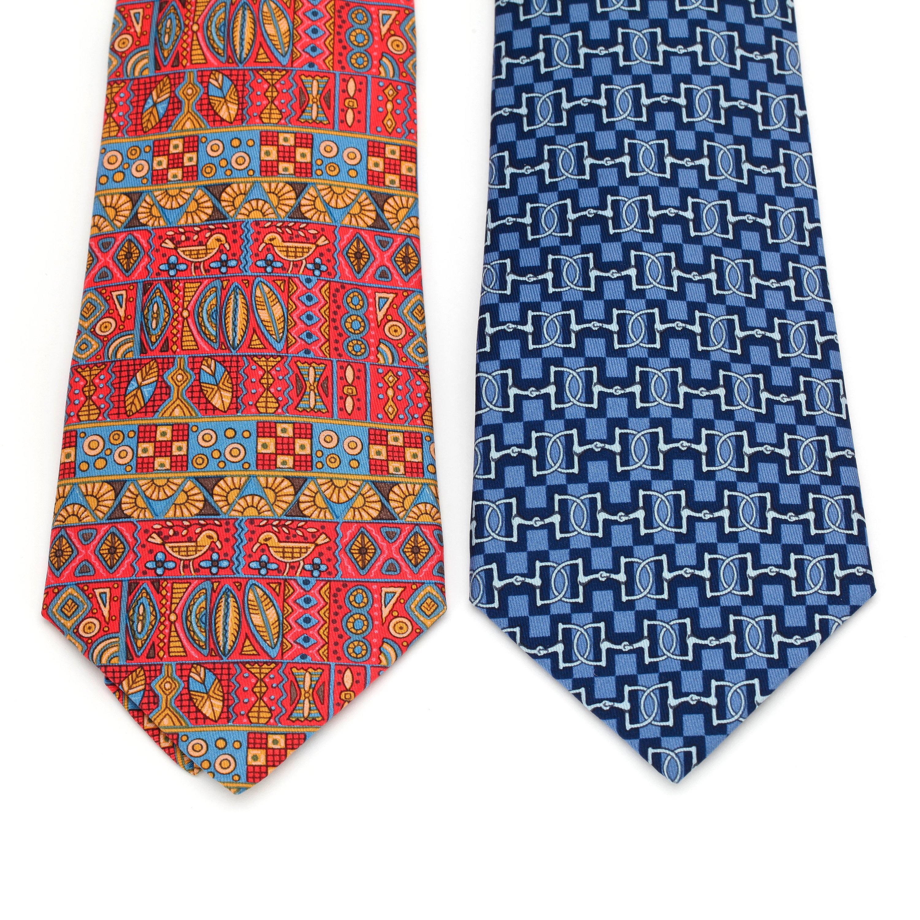 HERMÈS, two silk ties. - Bukowskis