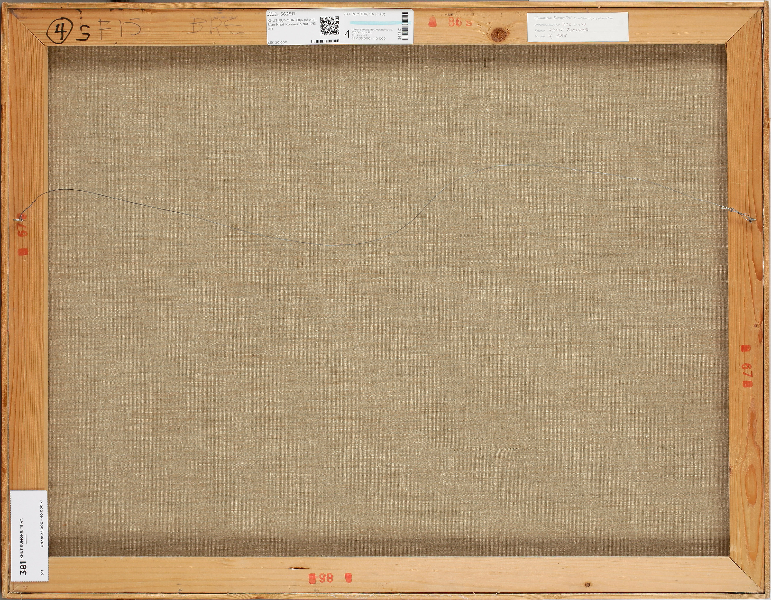 Knut Rumohr, "Bre". - Bukowskis