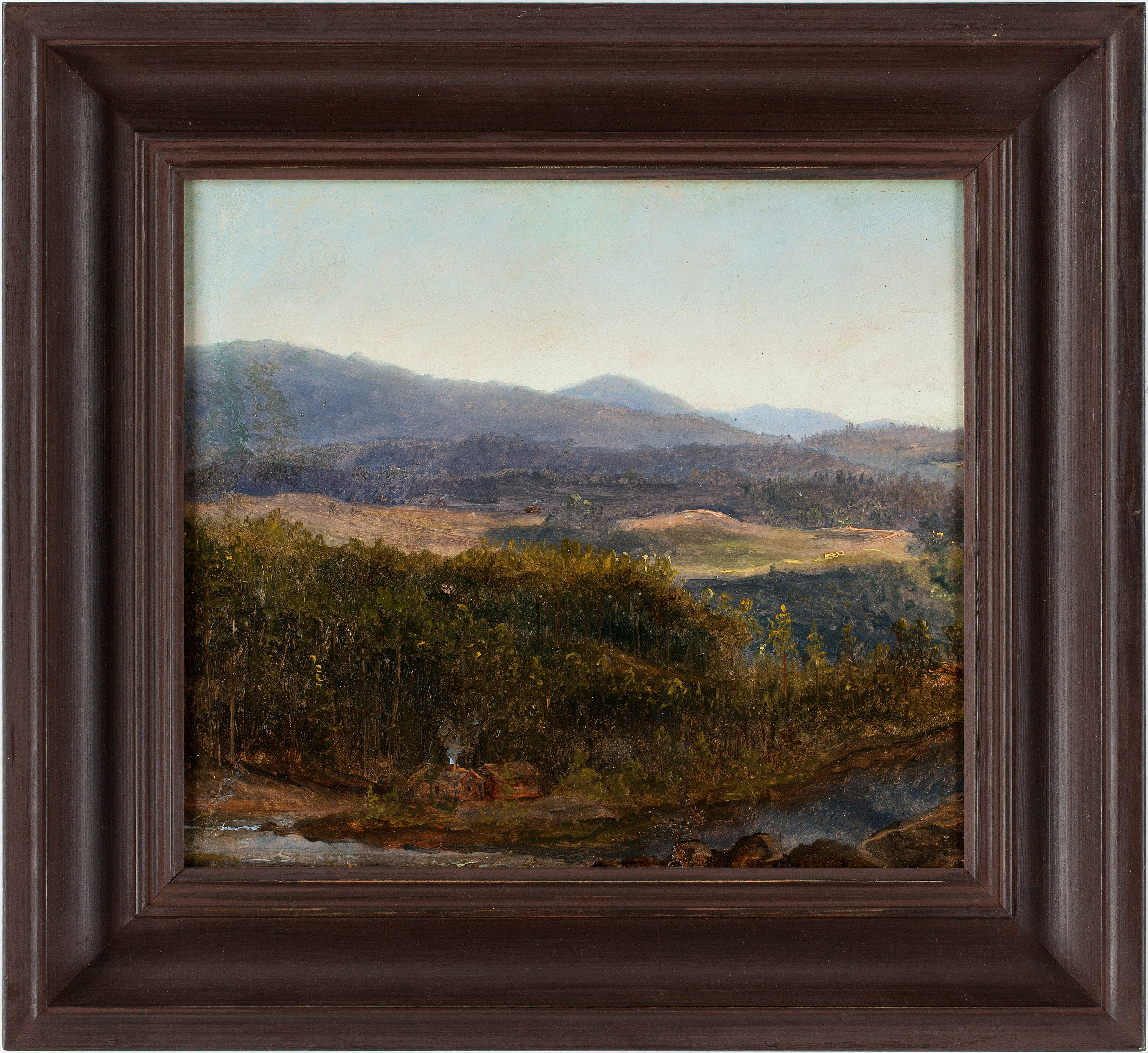 MARCUS LARSON, Olja på smörpapper, lagd på papp, ej sign. - Bukowskis