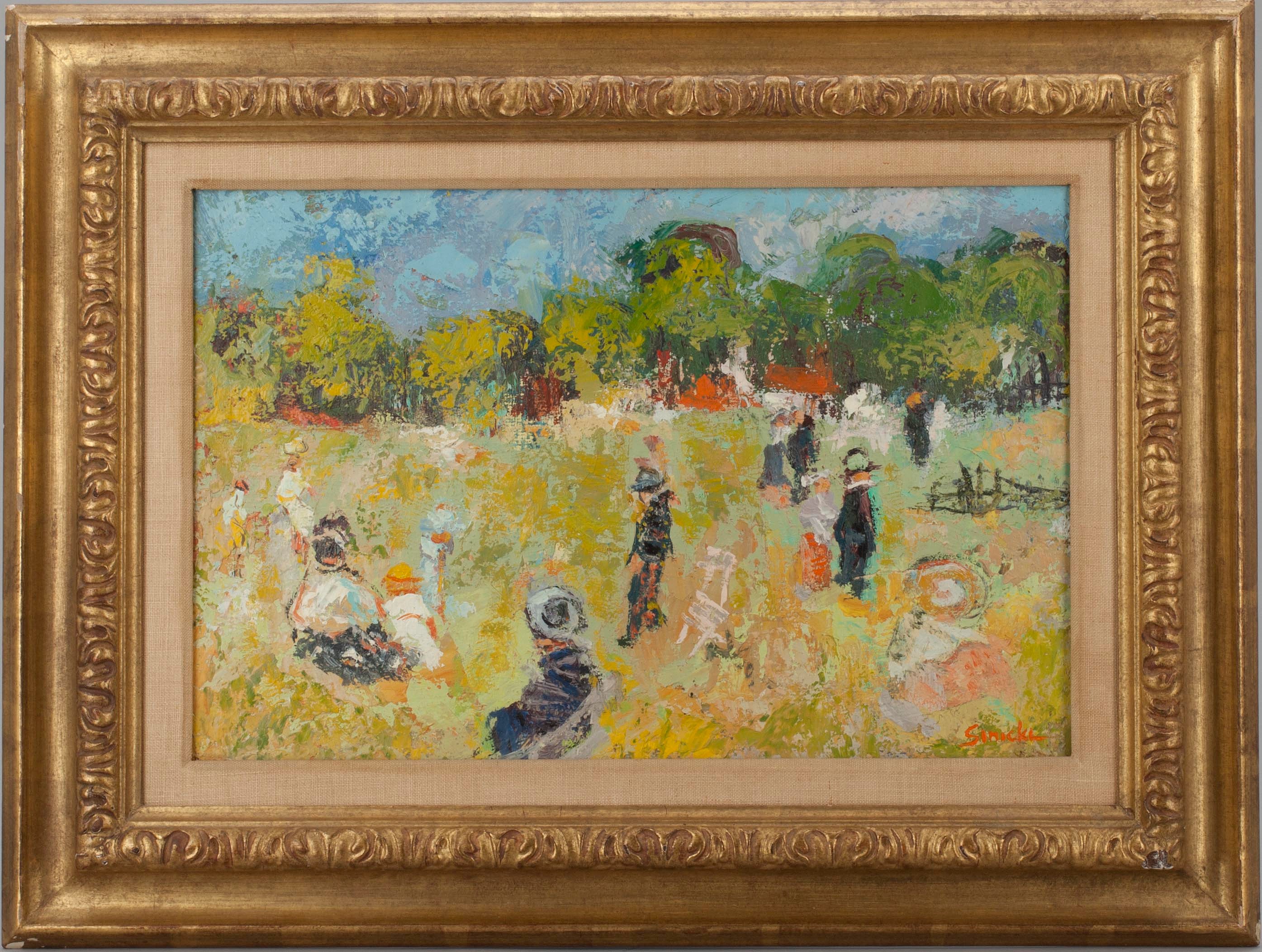 RENÉ SINICKI, olja på duk, signerad. - Bukowskis