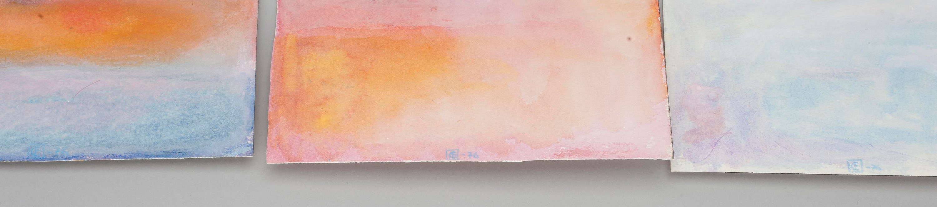 CAROLUS ENCKELL, akvareller 3 st, signerade och daterade -76. - Bukowskis