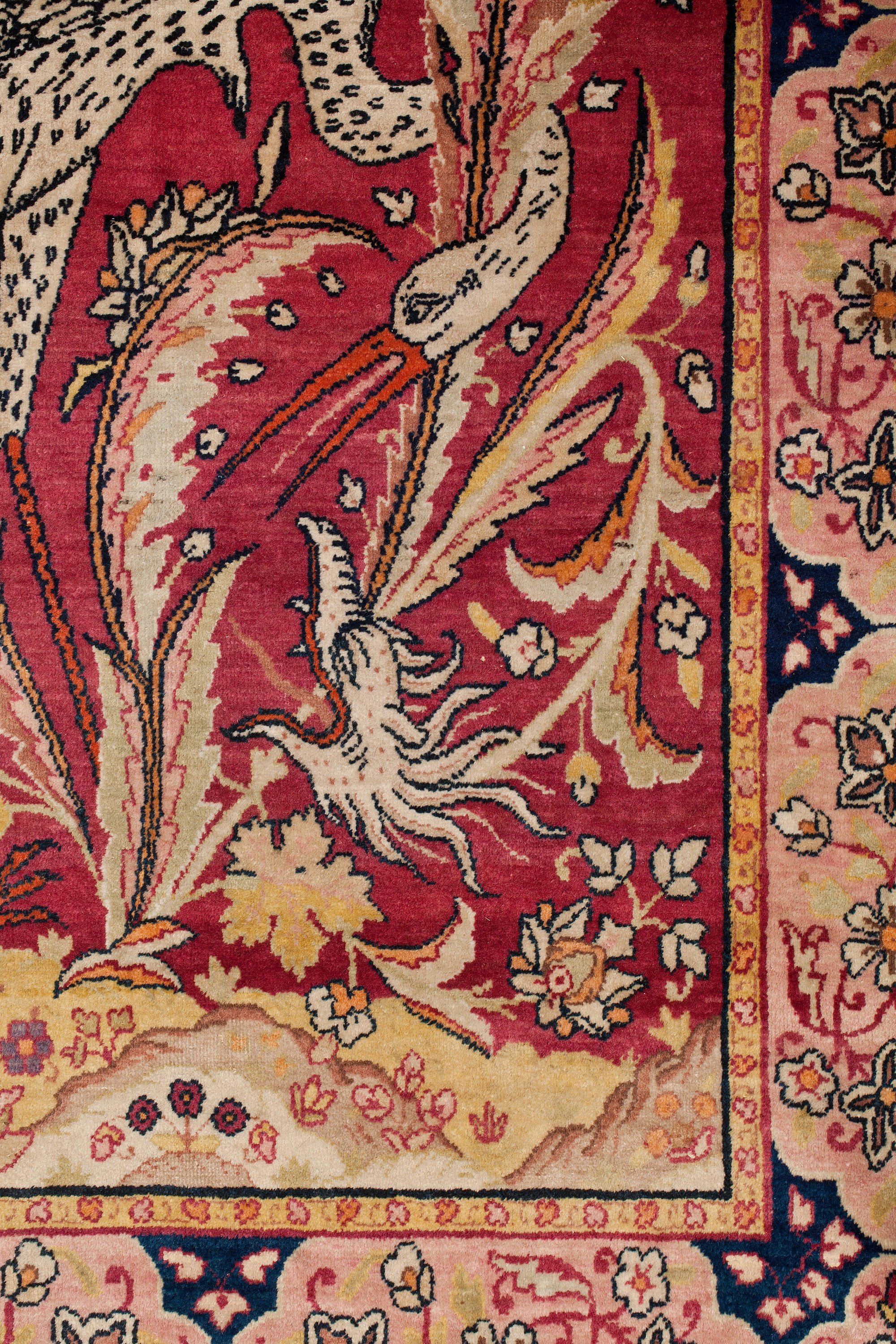 SEMI-ANTIQUE KERMAN FIGURAL. 200,5 x 135 cm. - Bukowskis