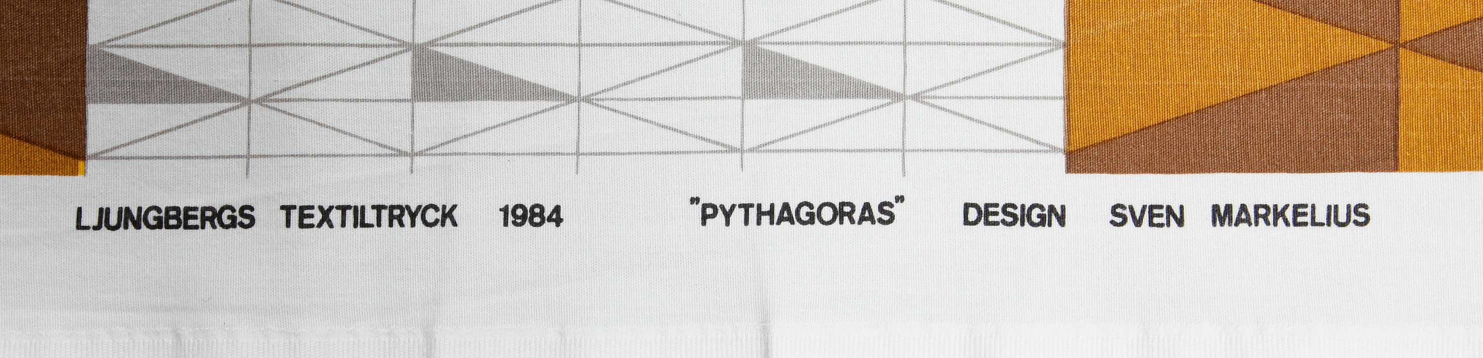 TYGLÄNGDER 2 st, "Pythagoras" Sven Markelius. - Bukowskis