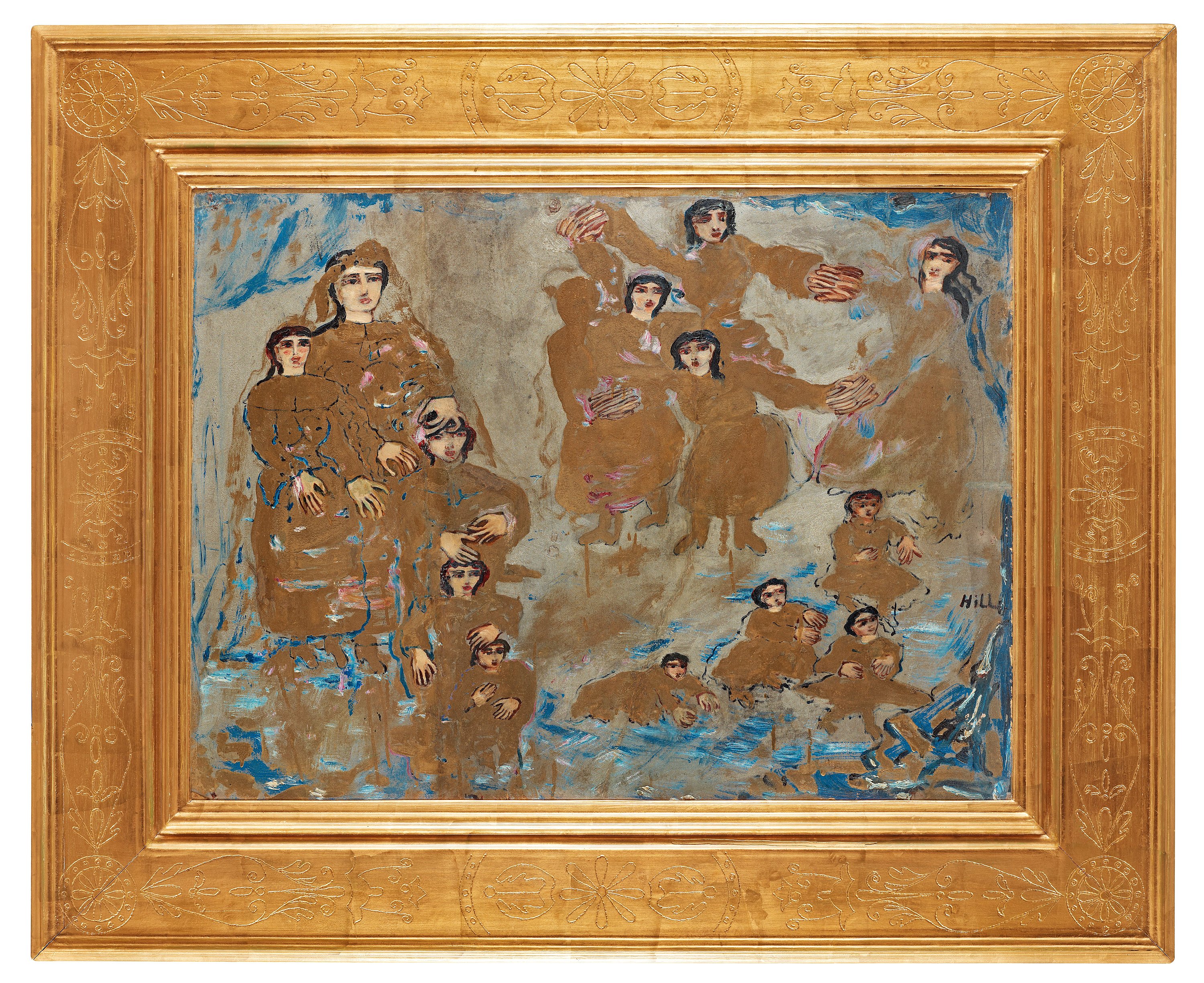 Carl Fredrik Hill, "Familjen - variation I". - Bukowskis