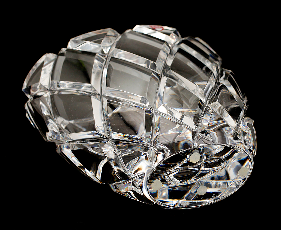 VAS, kristall, "Sofiero", Gunnar Cyrén, Orrefors, signerad. - Bukowskis