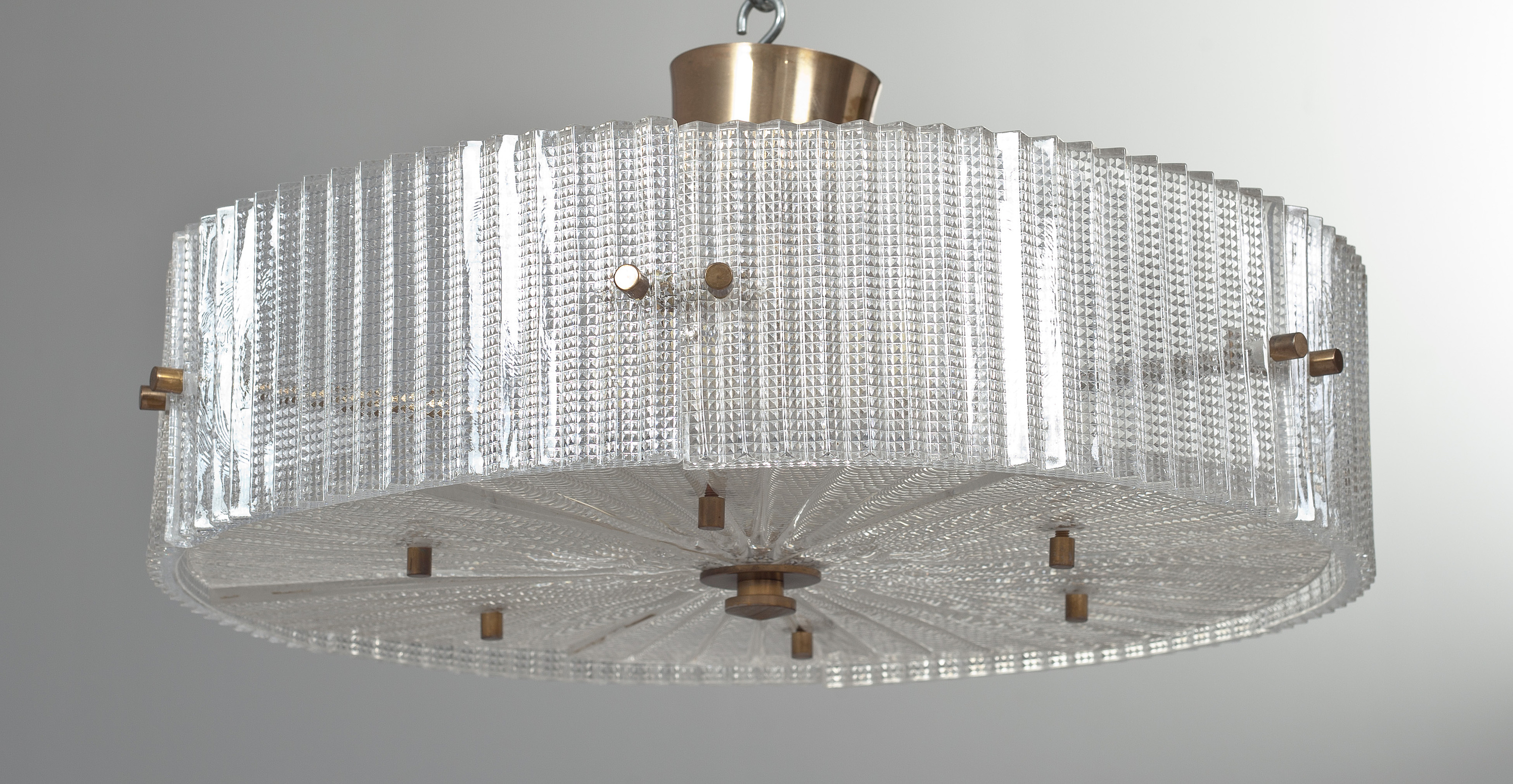 TAKLAMPA, Carl Fagerlund, Orrefors. - Bukowskis