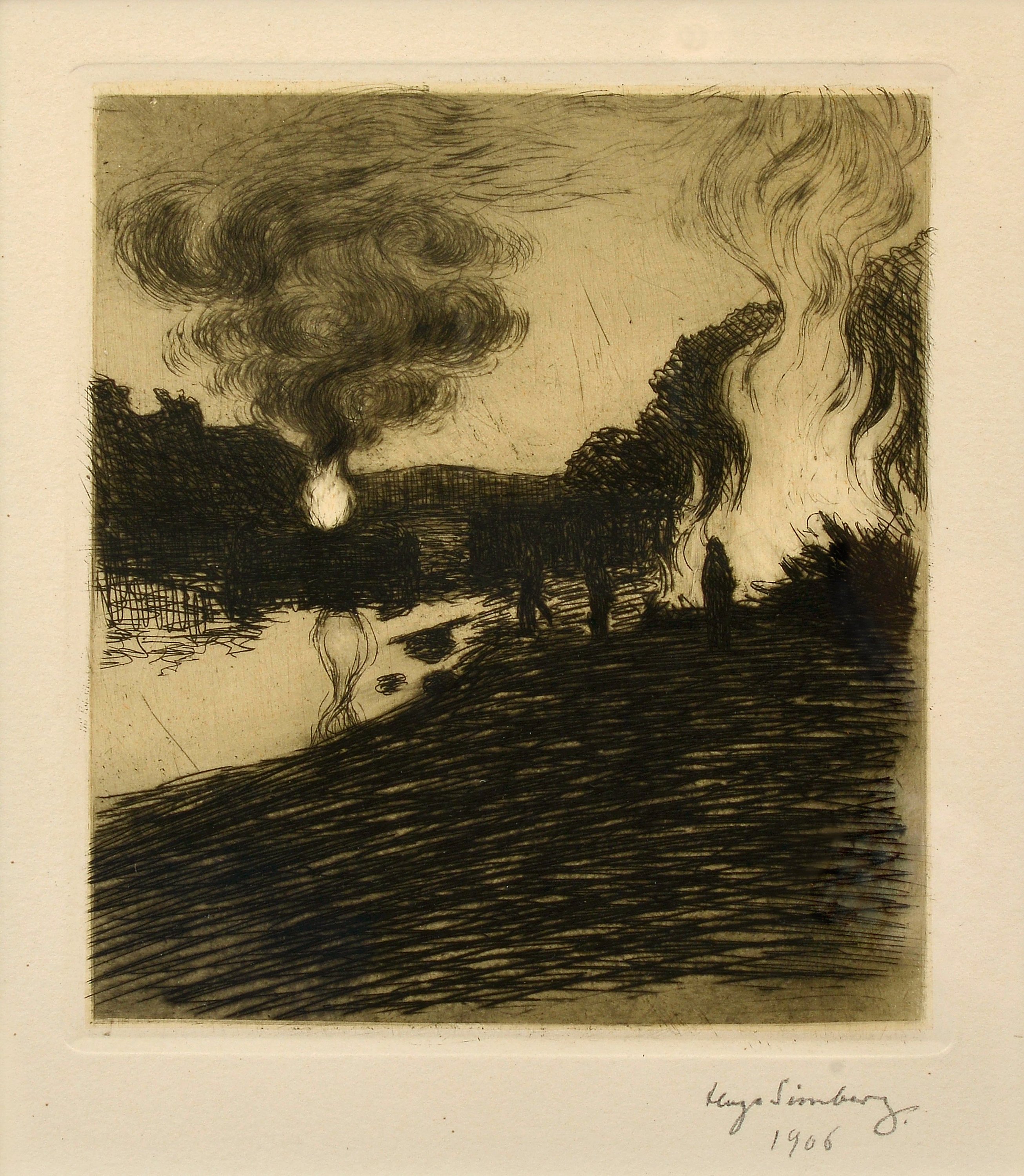 Hugo Simberg, JUHANNUSKOKKOJA. - Bukowskis