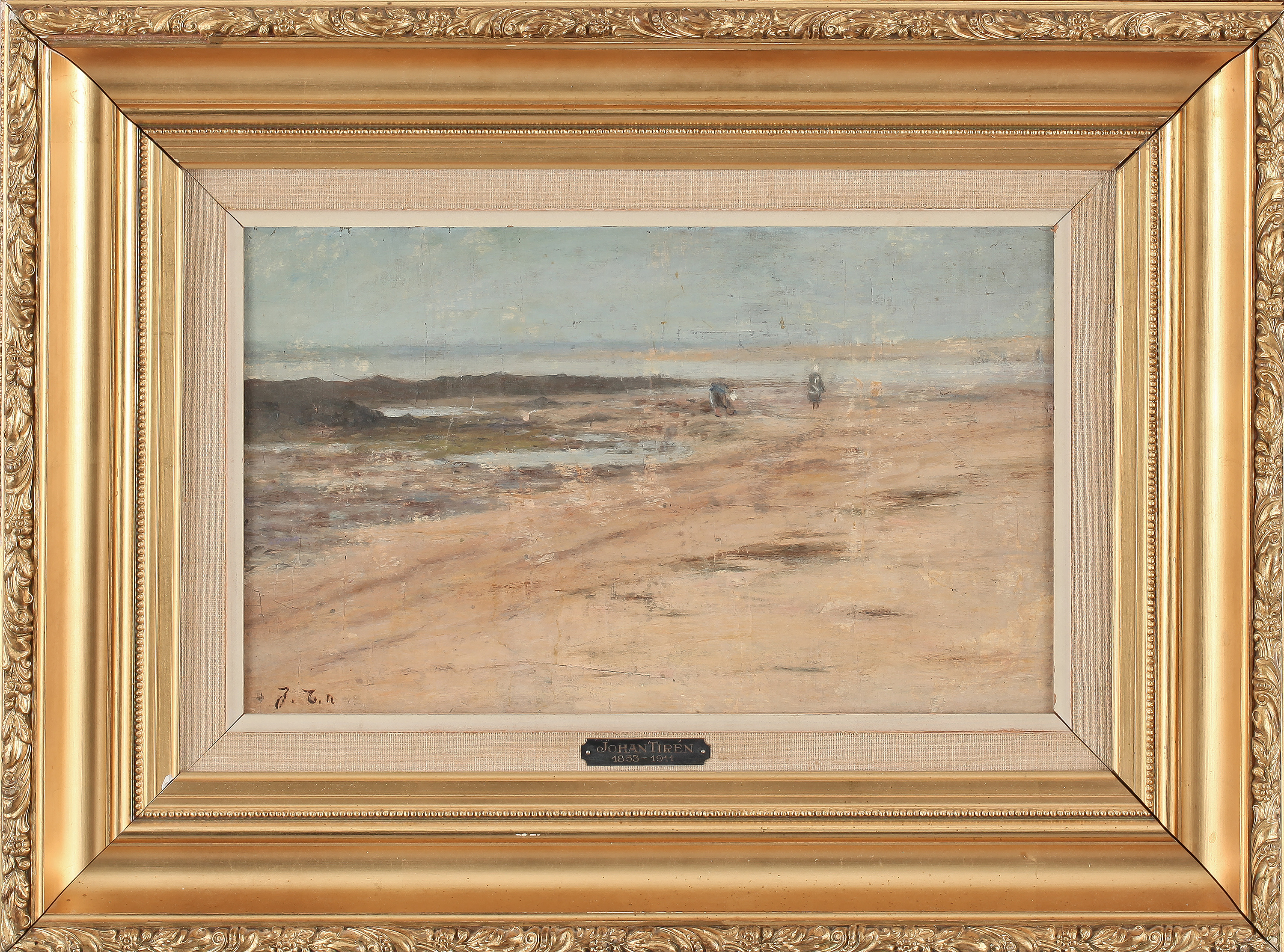 JOHAN TIRÉN, olja på duk, monogramsignerad. - Bukowskis