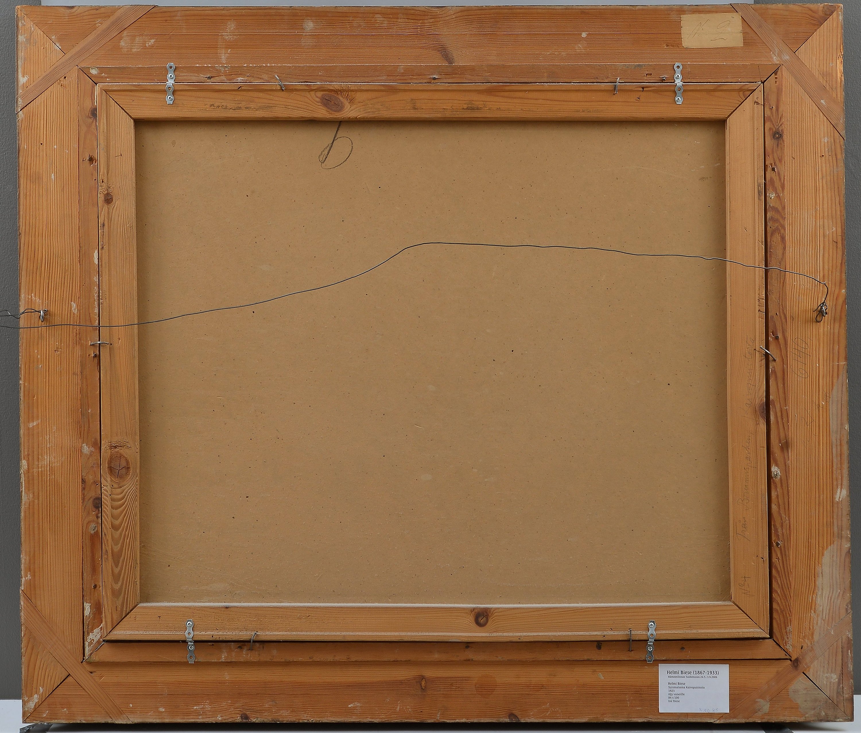 Helmi Biese, NÄKYMÄ KAIVOPUISTOSTA. - Bukowskis