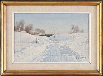 PETER ADOLF PERSSON, olja på duk, signerad. - Bukowskis