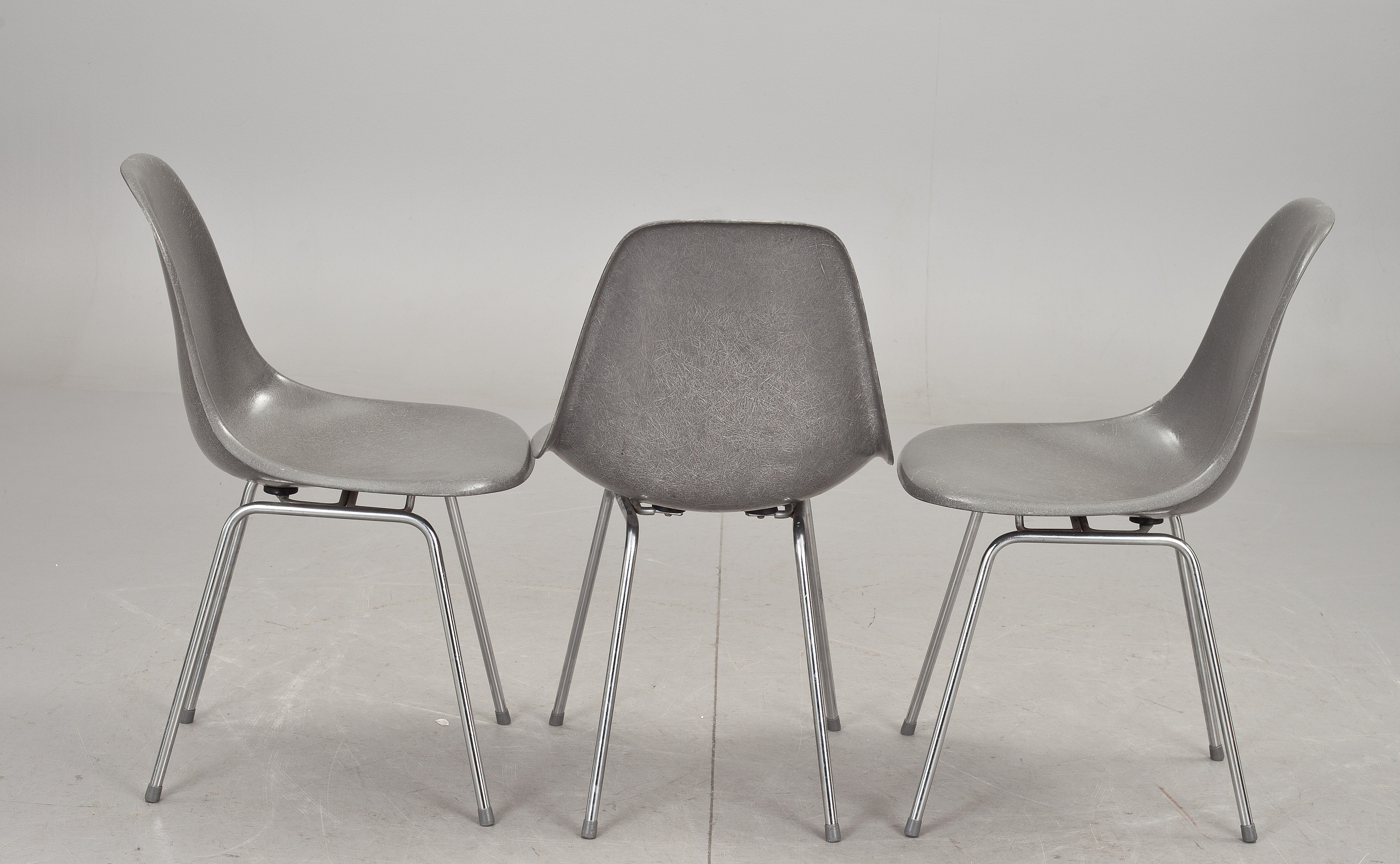 STOLAR, 3 st, Charles & Ray Eames för Herman Miller, 1950/60-tal ...