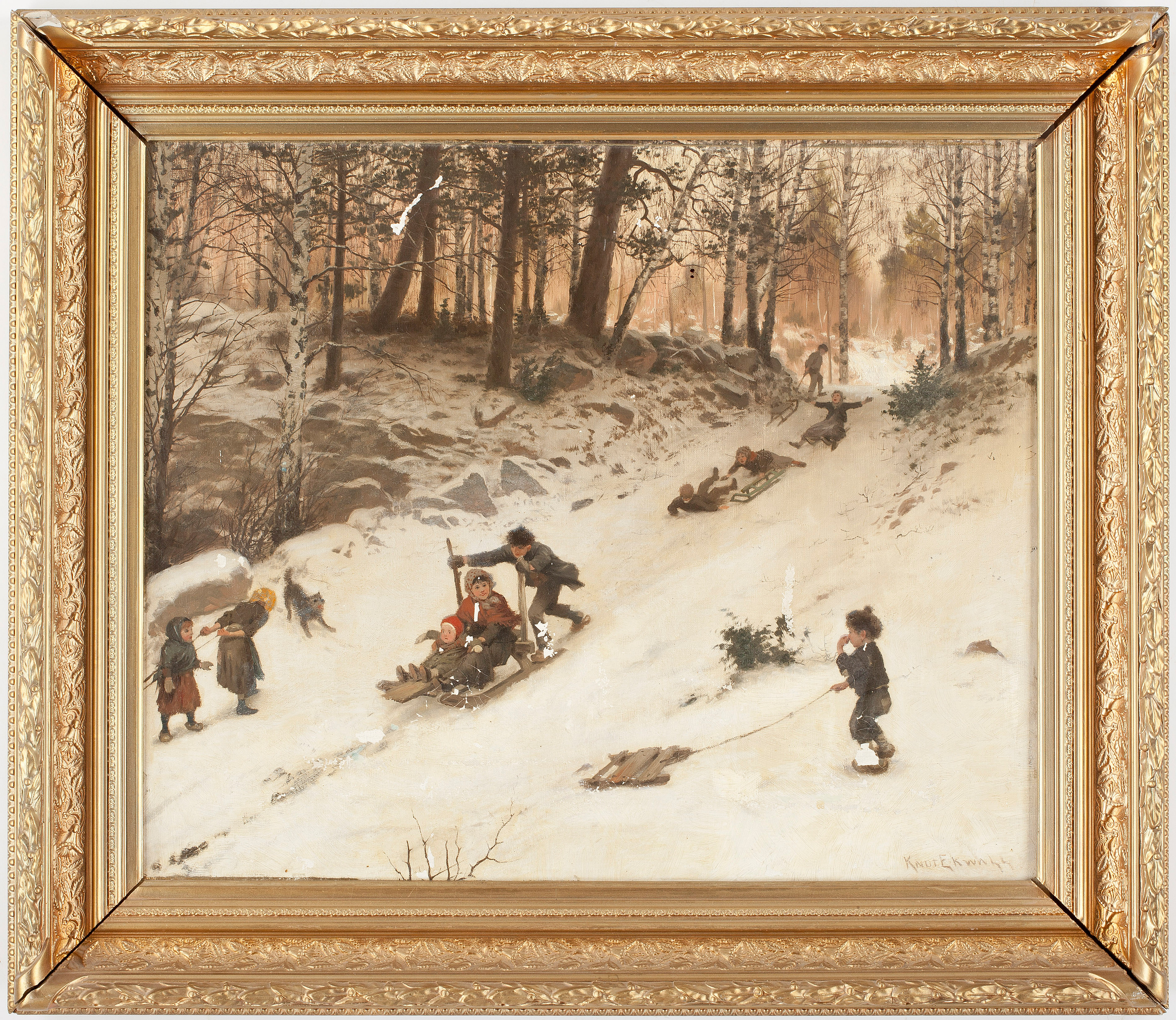 KNUT EKWALL, olja på duk. Signerad. - Bukowskis