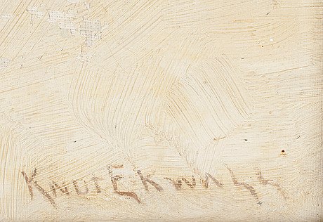 KNUT EKWALL, olja på duk. Signerad. - Bukowskis