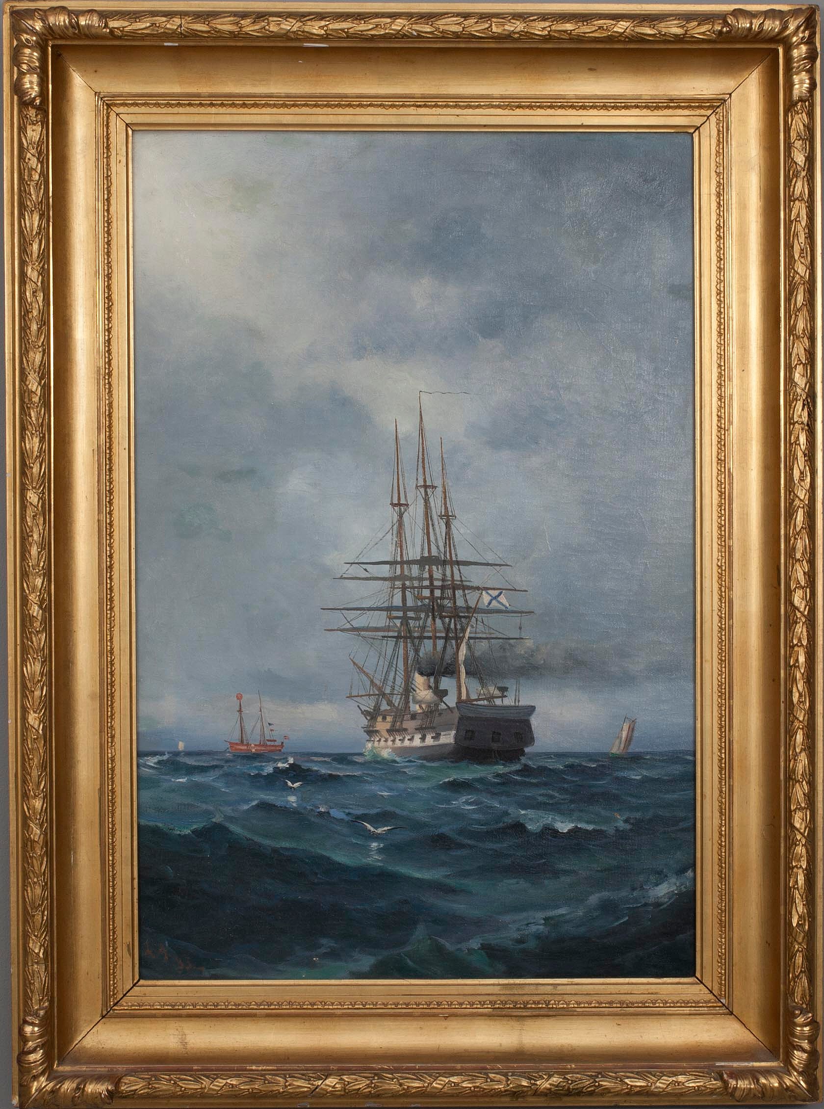 LUDWIG RICHARDE, Oil on canvas, signed and dated -83. - Bukowskis
