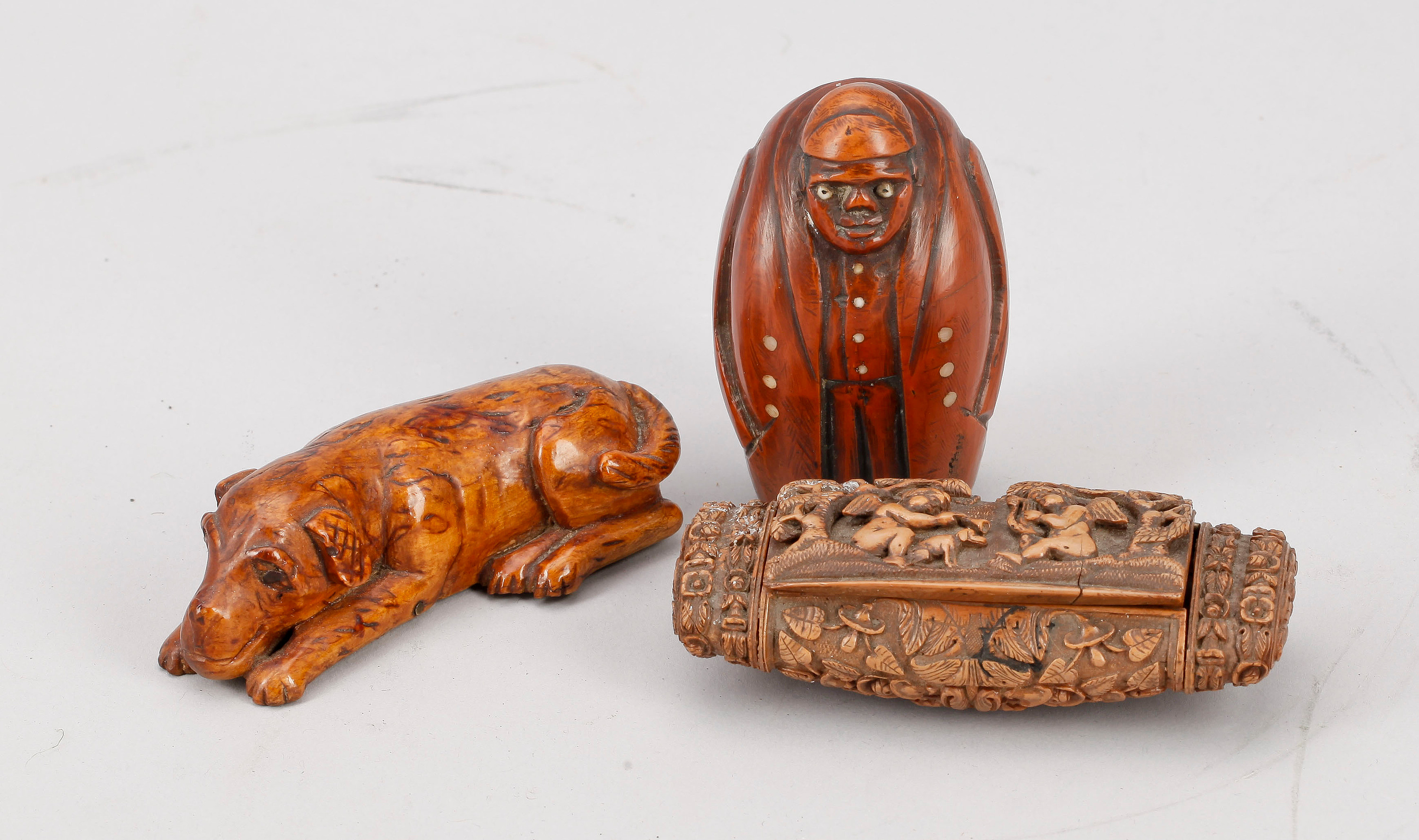 DOSOR, 3 st, trä, 1800-tal. - Bukowskis