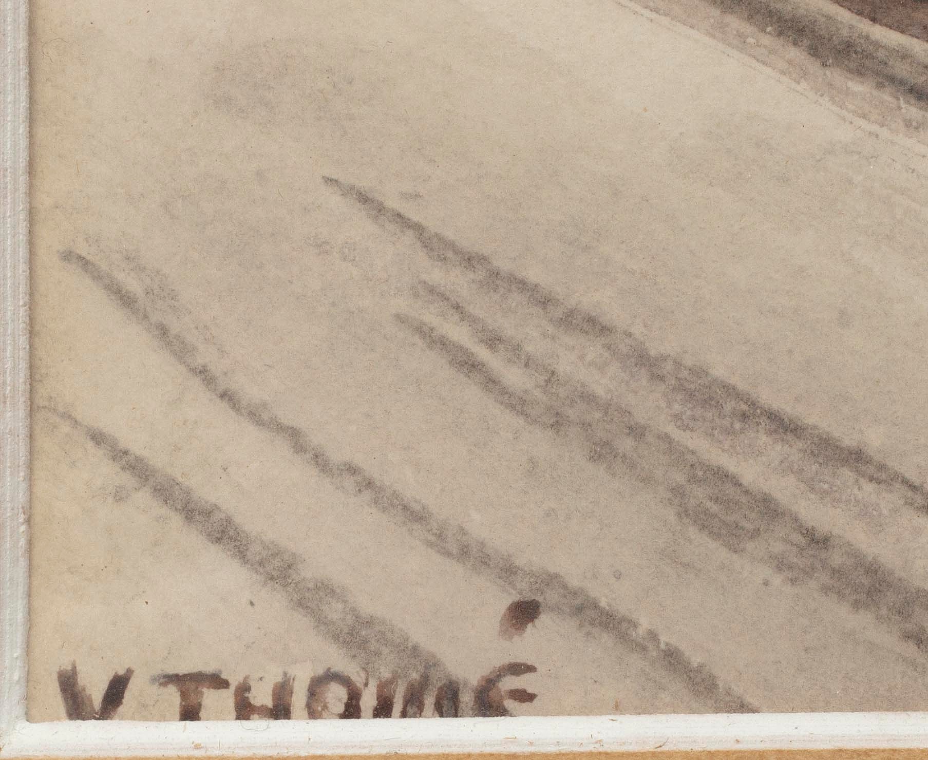 VERNER THOMÉ, akvarell, signerad. - Bukowskis