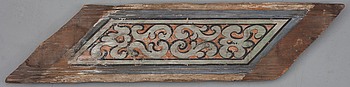 TAKPANEL, trä, Sverige 1600-tal. - Bukowskis