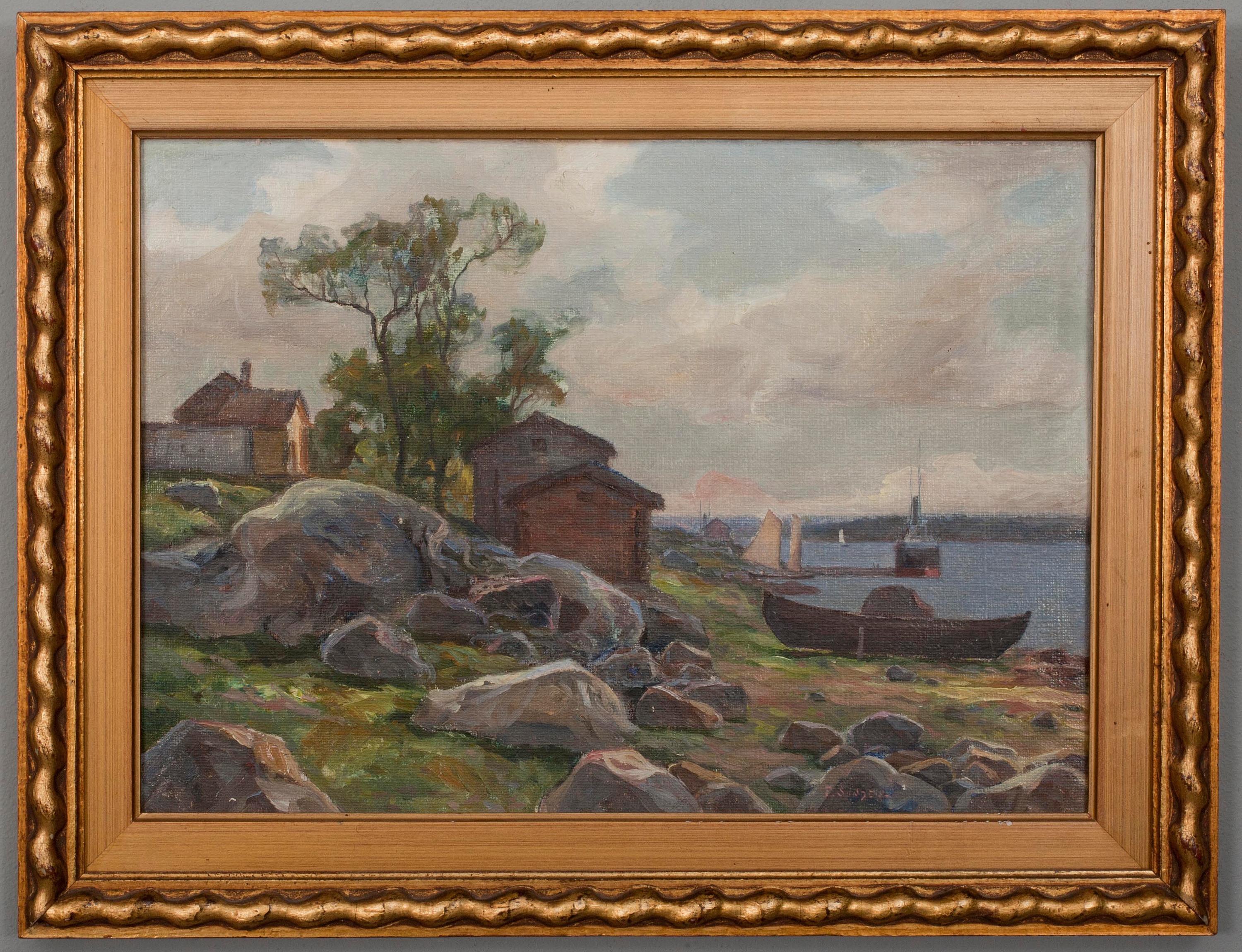 THURE SUNDELL, olja på skiva, signerad. - Bukowskis