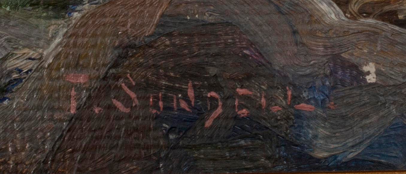 THURE SUNDELL, olja på skiva, signerad. - Bukowskis