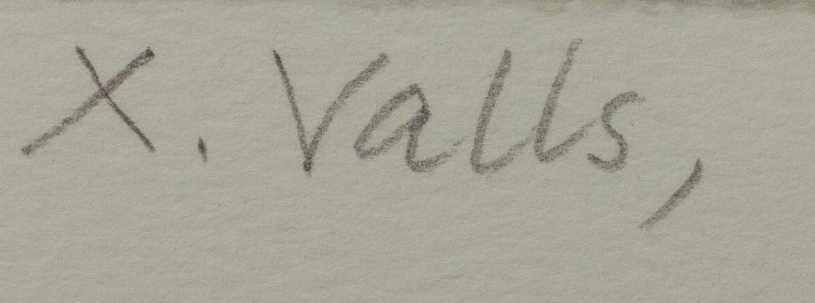 XAVIER VALLS, litografi, signerad och numrerad 188/350. - Bukowskis