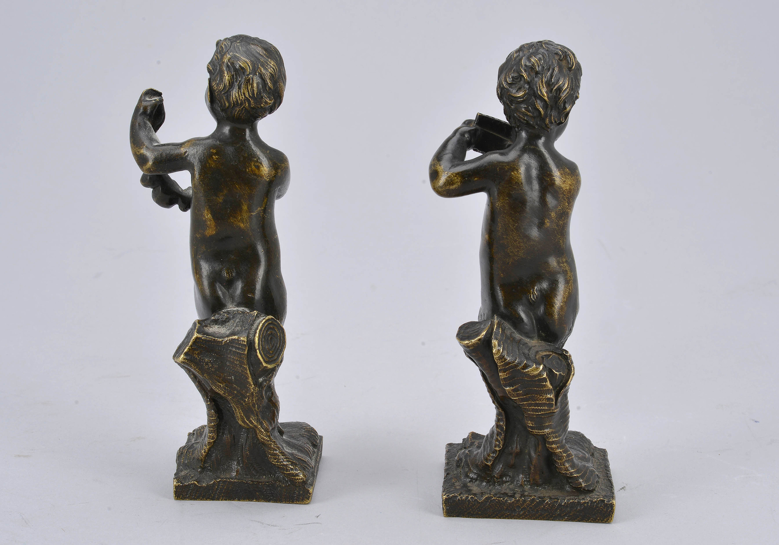 FAUNER 2 st, brons, 1800-tal. - Bukowskis