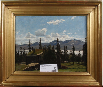 ROSENBERG, EDVARD, olja på pannå, sign och dat -79. - Bukowskis