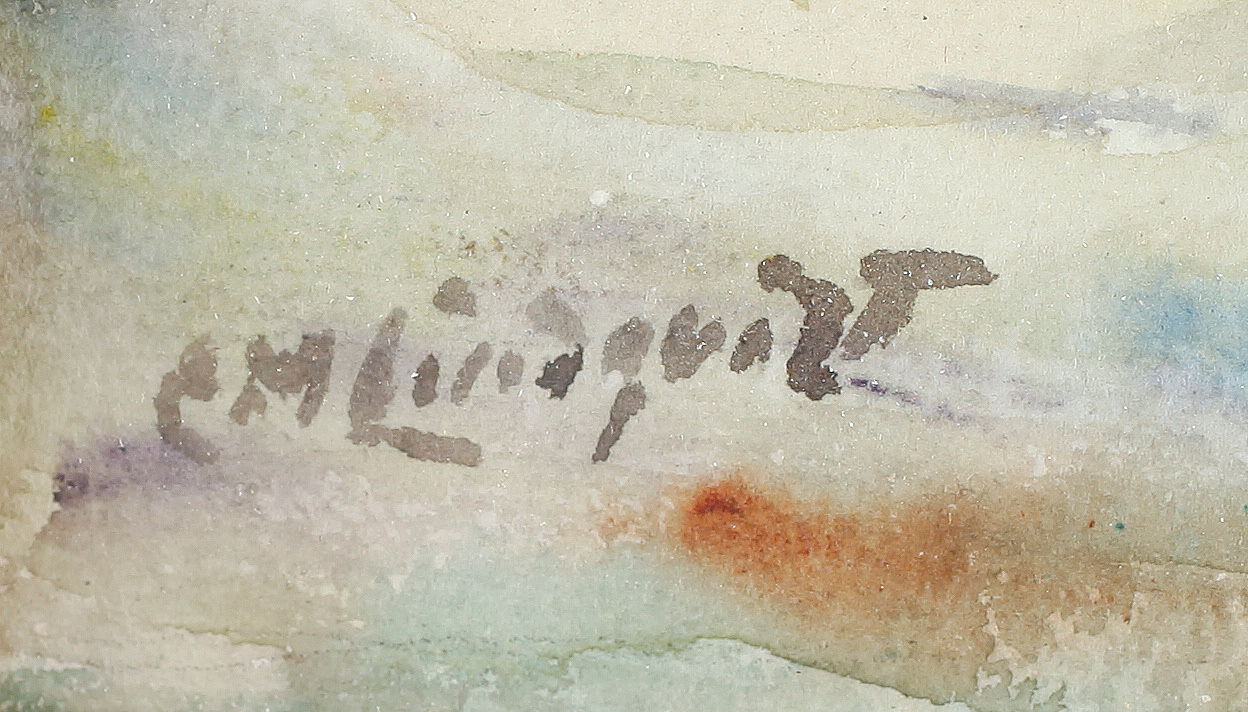 CARL MAGNUS LINDQVIST, akvarell, signerad. - Bukowskis