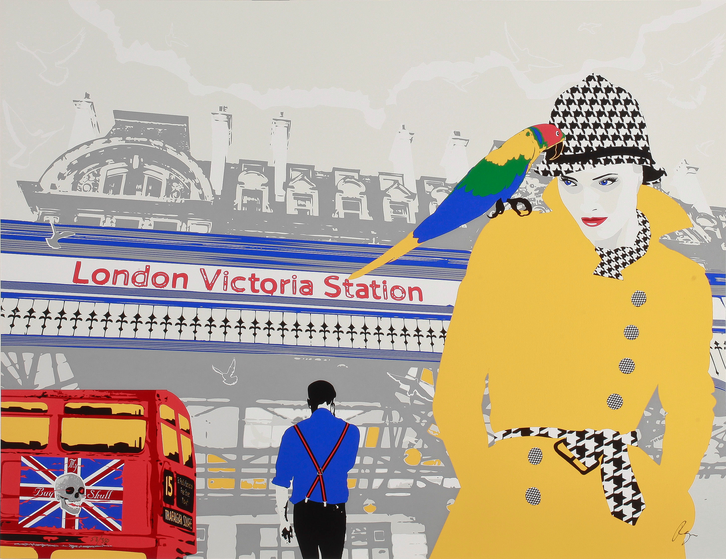 RICHARD RYAN, mapp med färgserigrafier, 4 st, 2010, signerade och ...