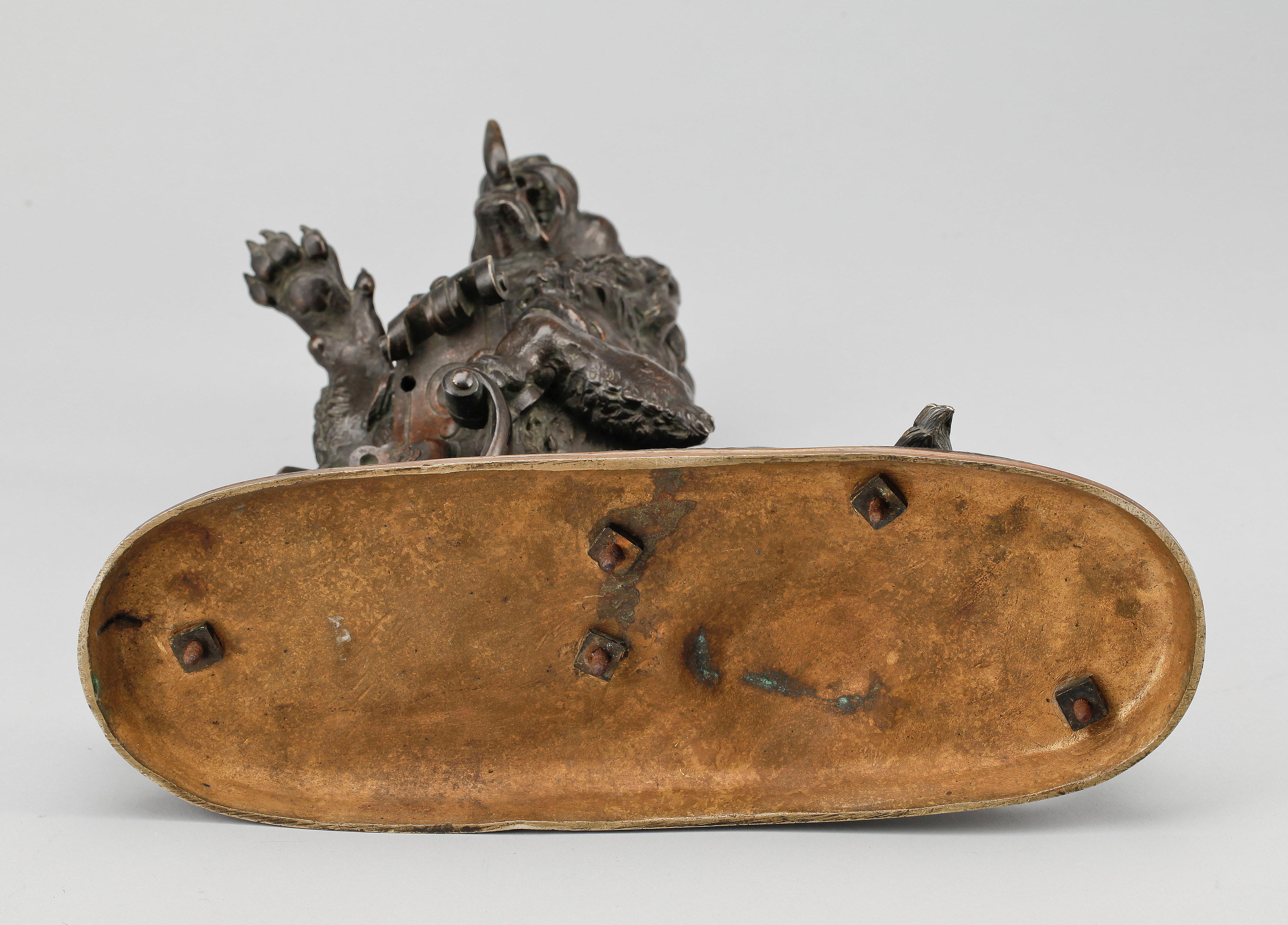 AUGUSTE LOUIS DION, troligen, skulptur, brons. Bär signatur A Dion ...