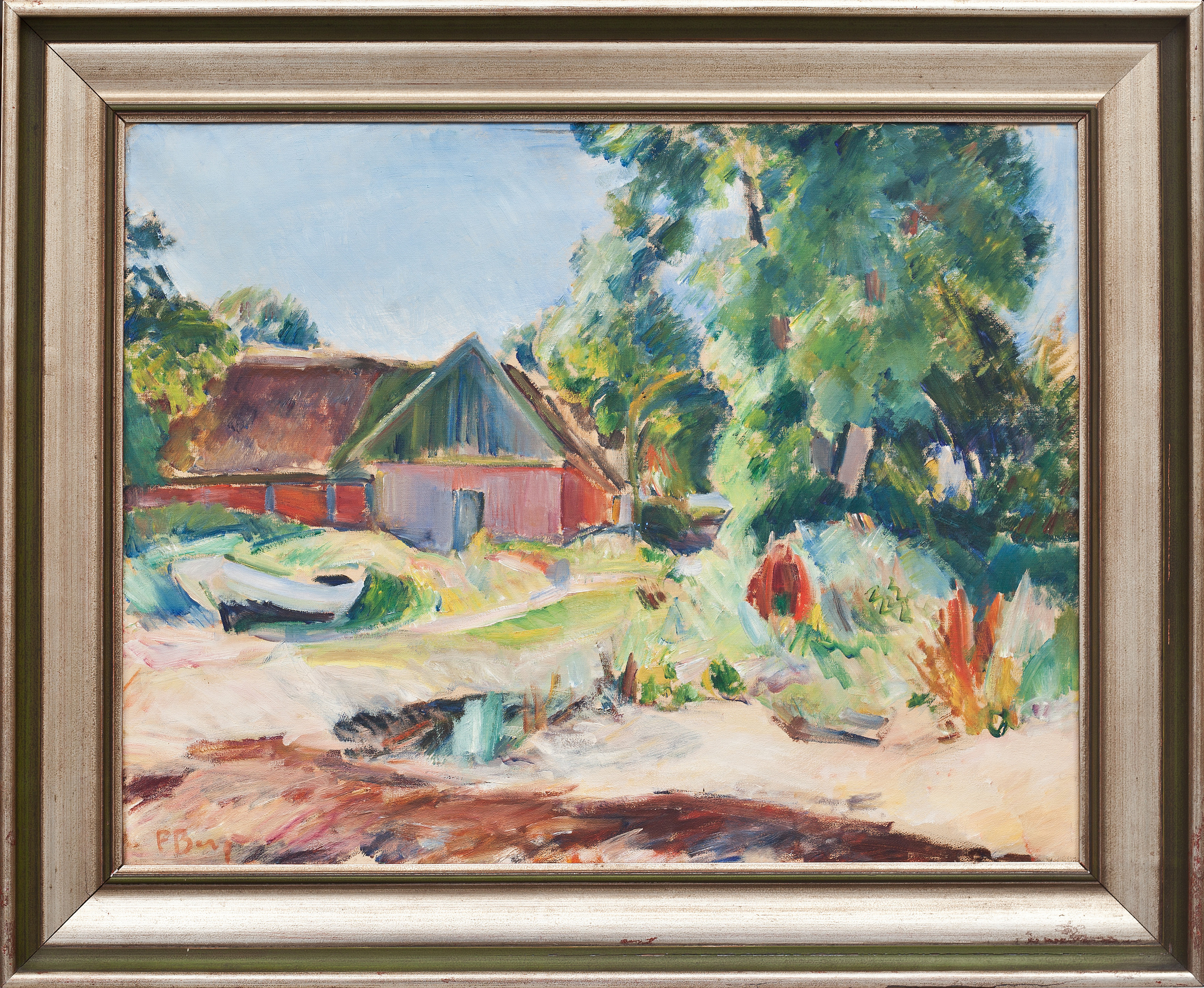 FRANS BERG, olja på duk. Signerad. - Bukowskis