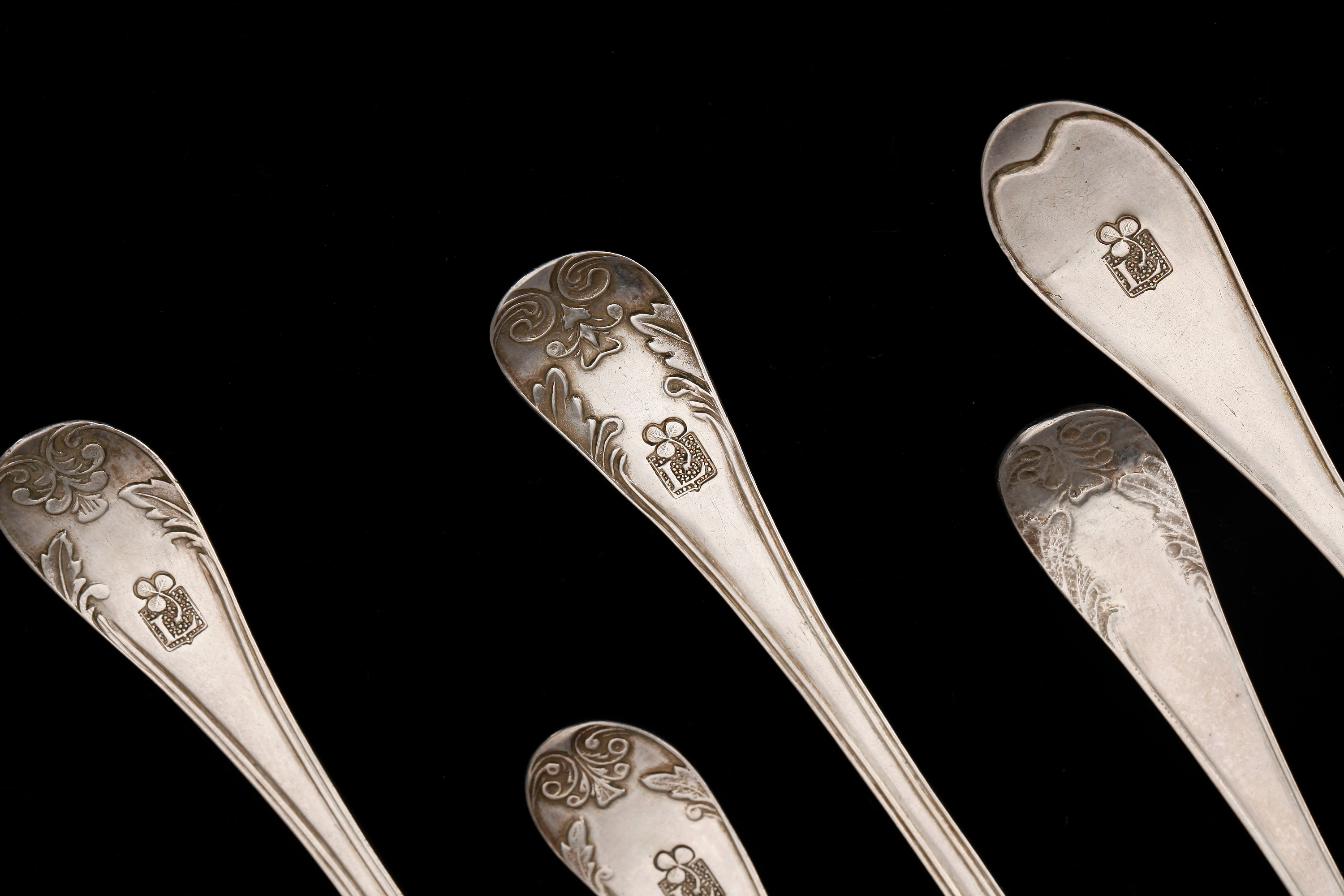 TESKEDAR, 15 st, silver, bland annat Jonas Wilhelm Laurén, Stockholm ...