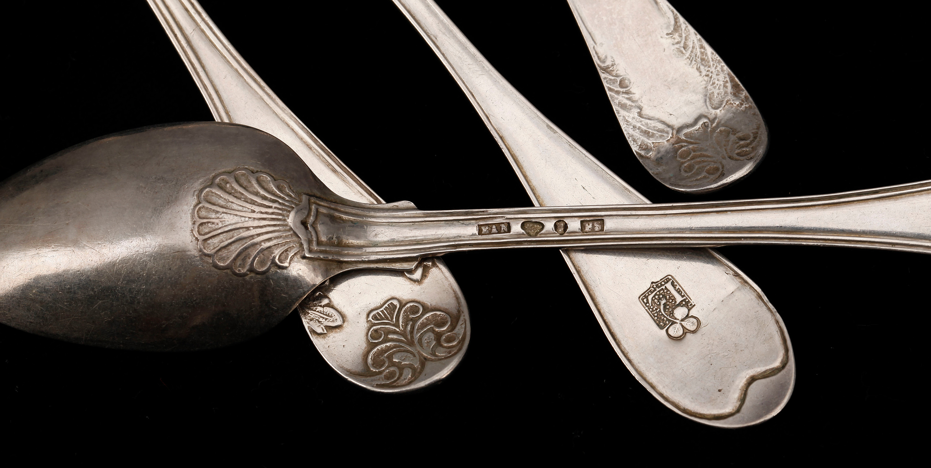 TESKEDAR, 15 st, silver, bland annat Jonas Wilhelm Laurén, Stockholm ...