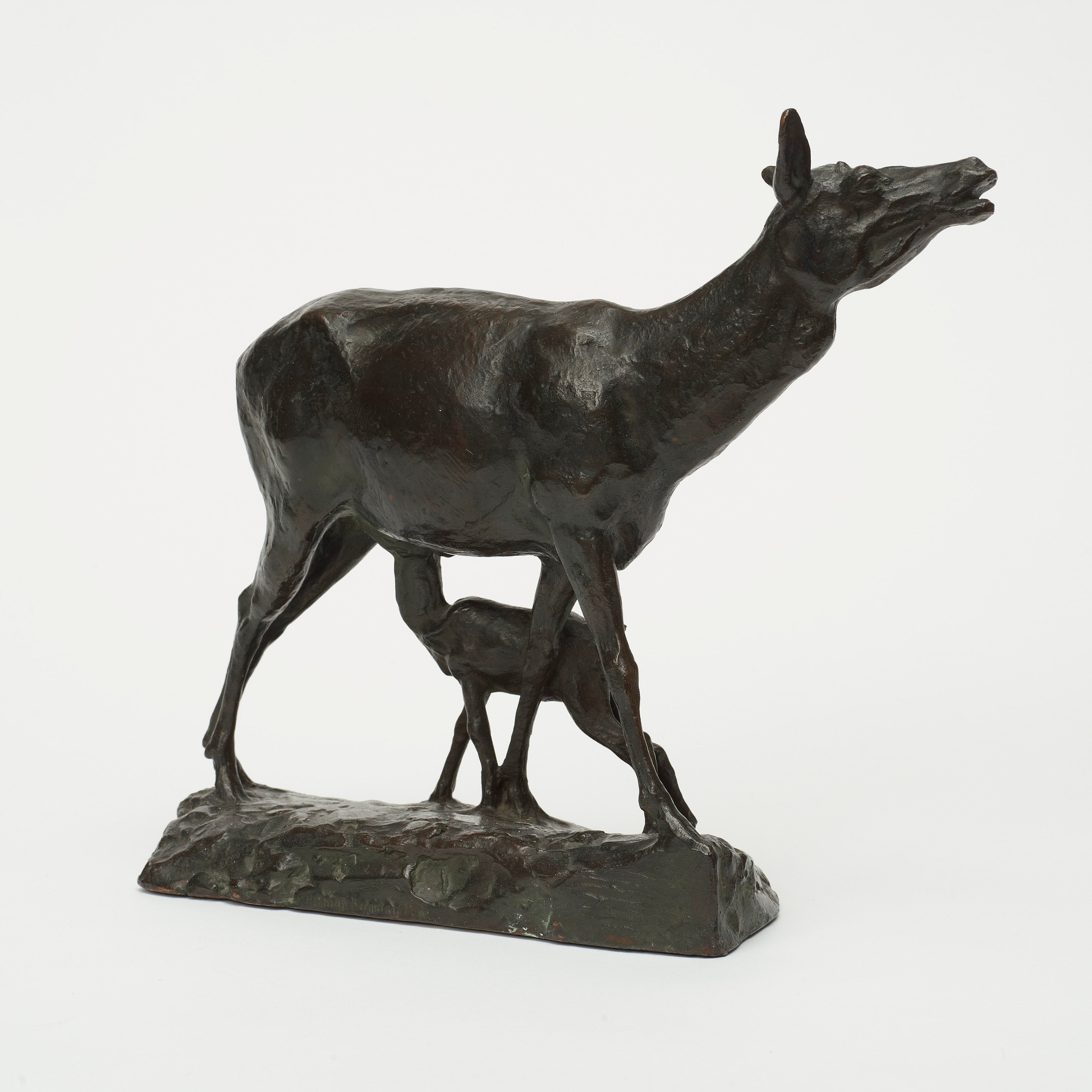 Carl Fagerberg, Hind with calf. - Bukowskis