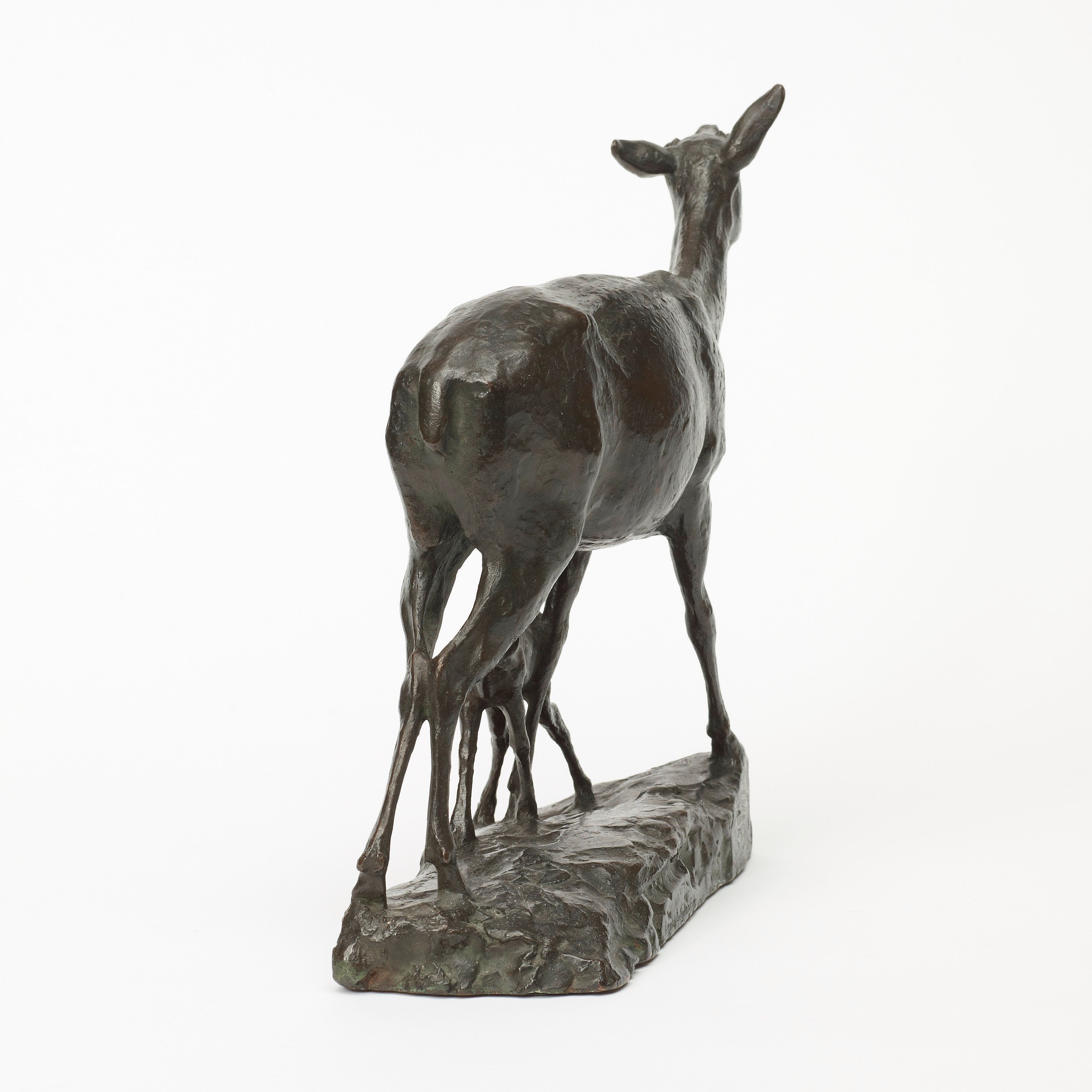Carl Fagerberg, Hind with calf. - Bukowskis