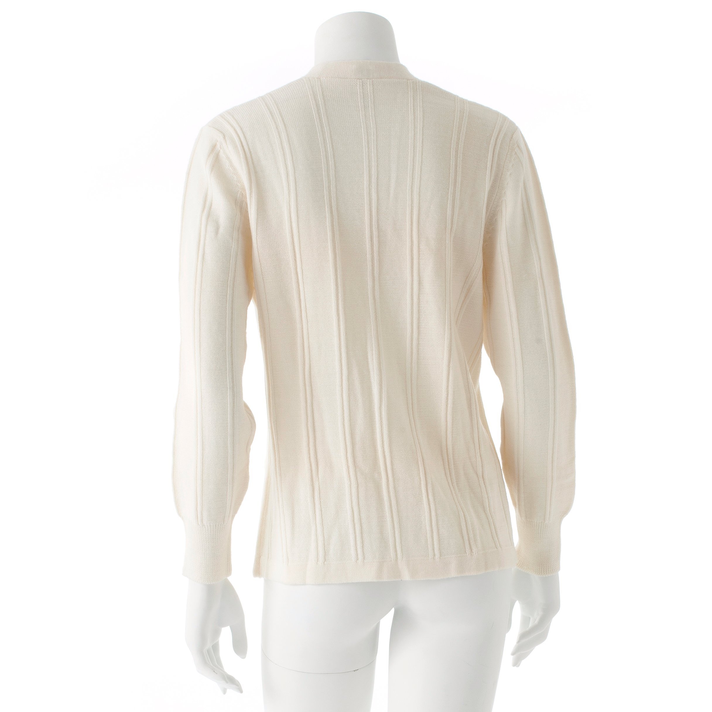 CÉLINE, a white wool cardigan. - Bukowskis