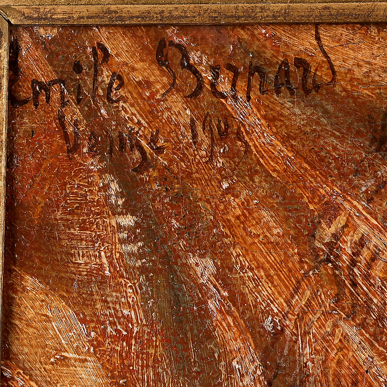 Émile Bernard, Oil on canvas. Sign Emile Bernard and dated Venise 1903 ...