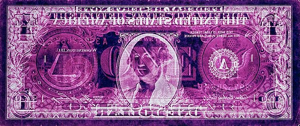 David LaChapelle, "Negative Currency: One Dollar Bill Used As Negative ...