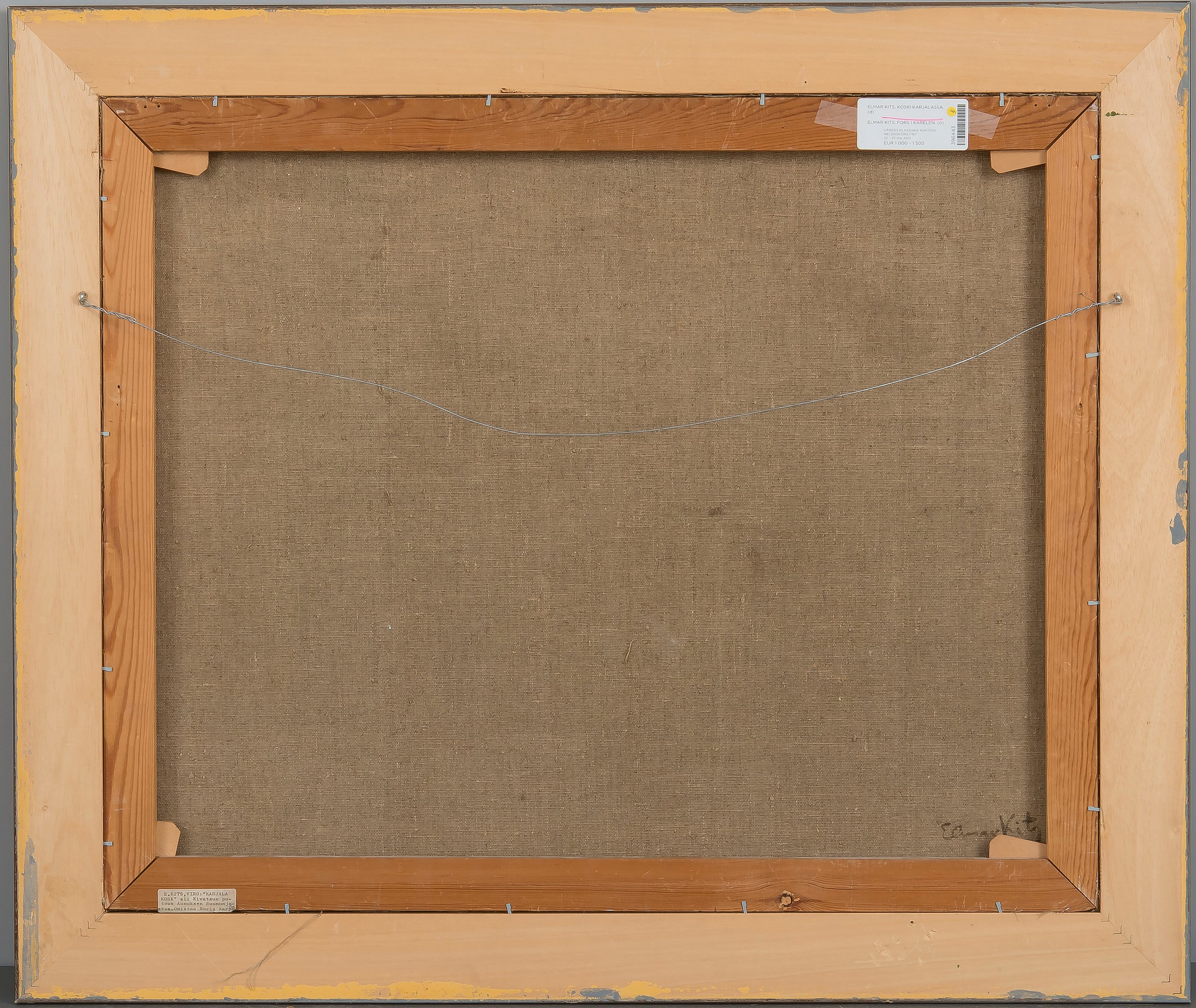 Elmar Kits, RAPID IN CARELIA. - Bukowskis