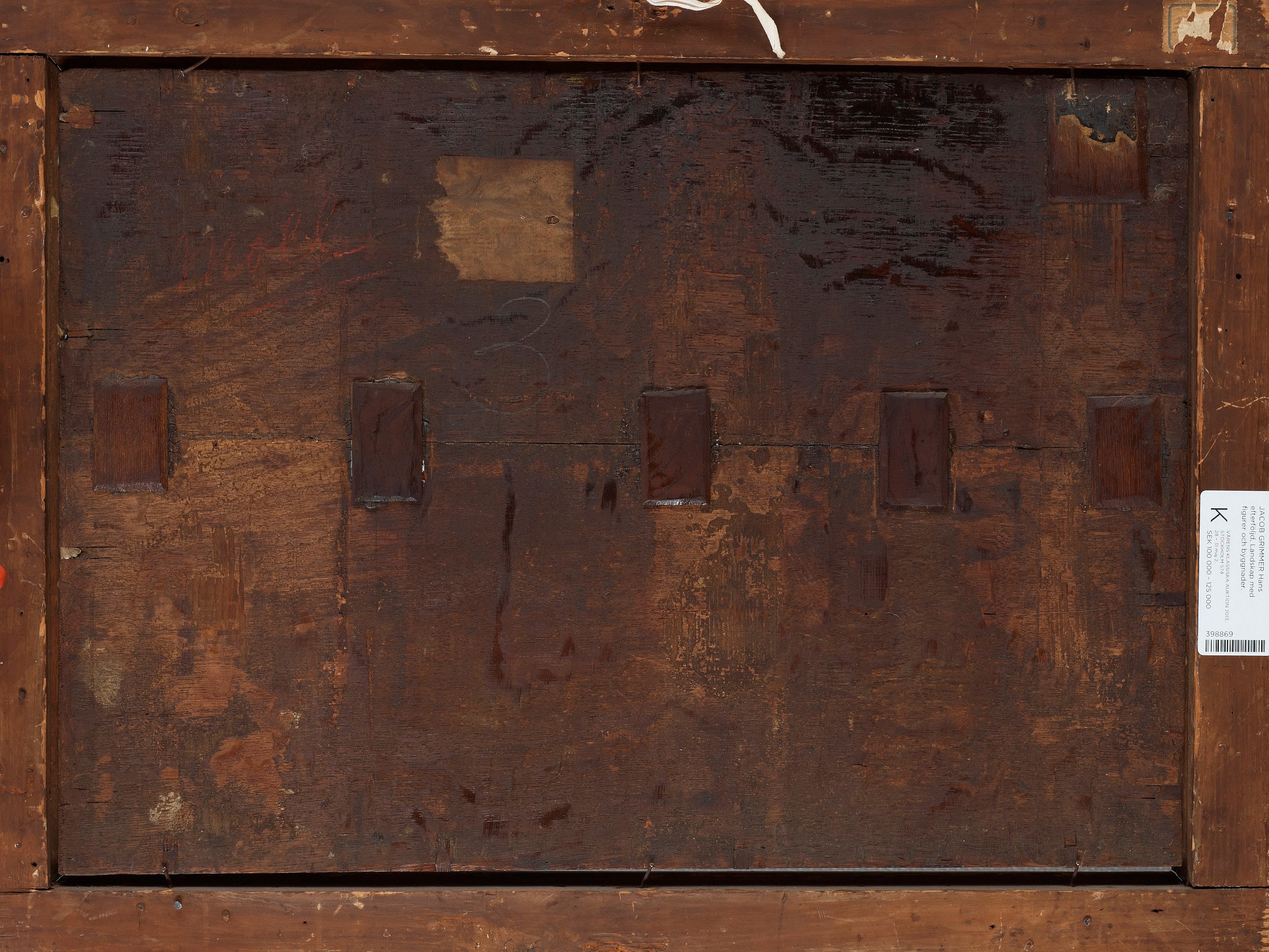 Jacob Grimmer Follower of, Landscape with figures and buildings ...