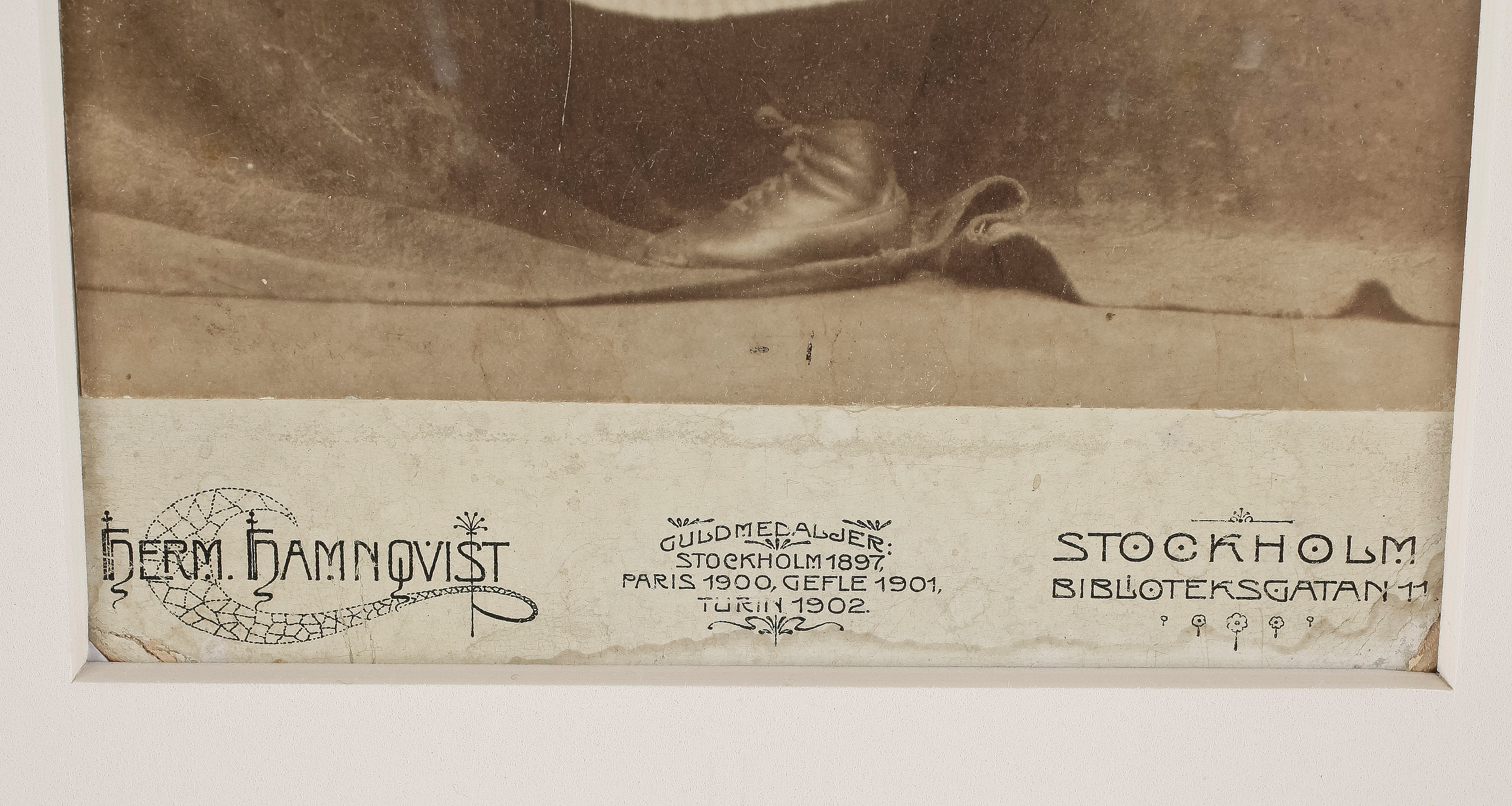 HERMAN HAMNQVIST, fotografi, föreställande Anne Marie Strindberg ...