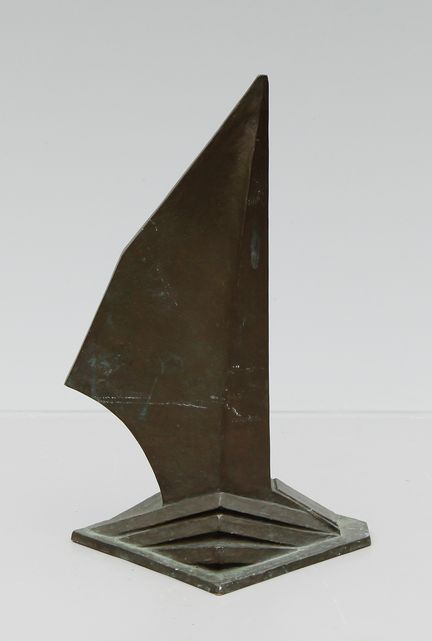 SKULPTUR, patinerad mässing, gravmonument till Andrée, Strindberg och ...