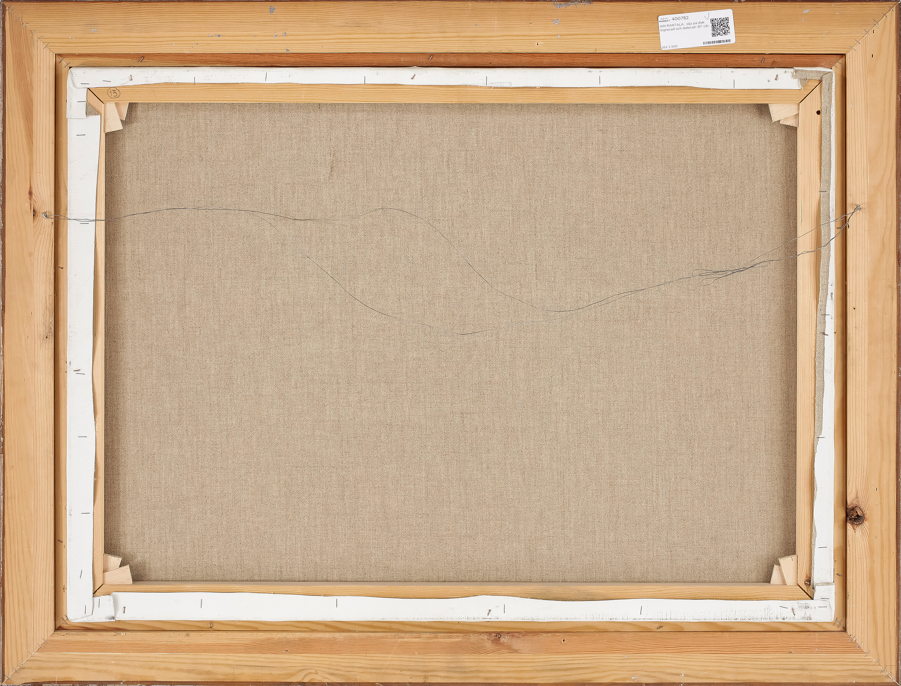 ARI RANTALA, olja på duk. Signerad och daterad -87. - Bukowskis