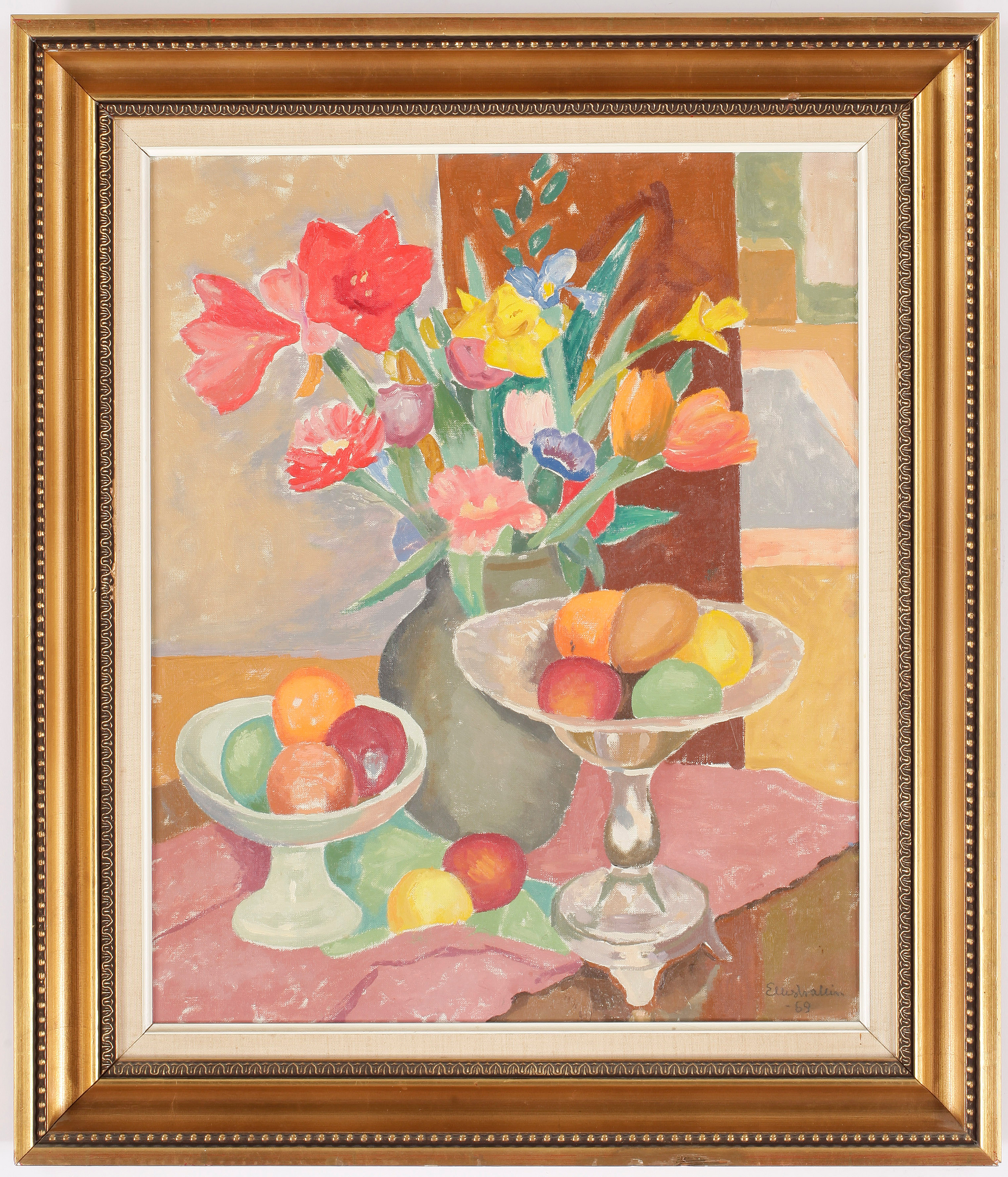 ELLIS WALLIN. Olja på duk. Sign Ellis Wallin o dat -68. - Bukowskis