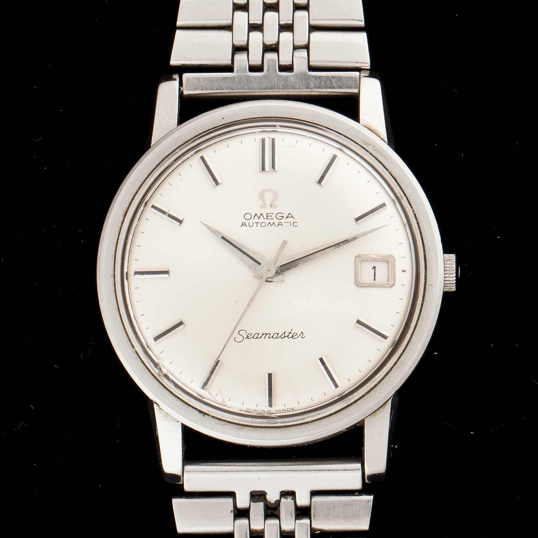ARMBANDSUR, herr. Omega, Seamaster Automatic. 1960-tal. - Bukowskis