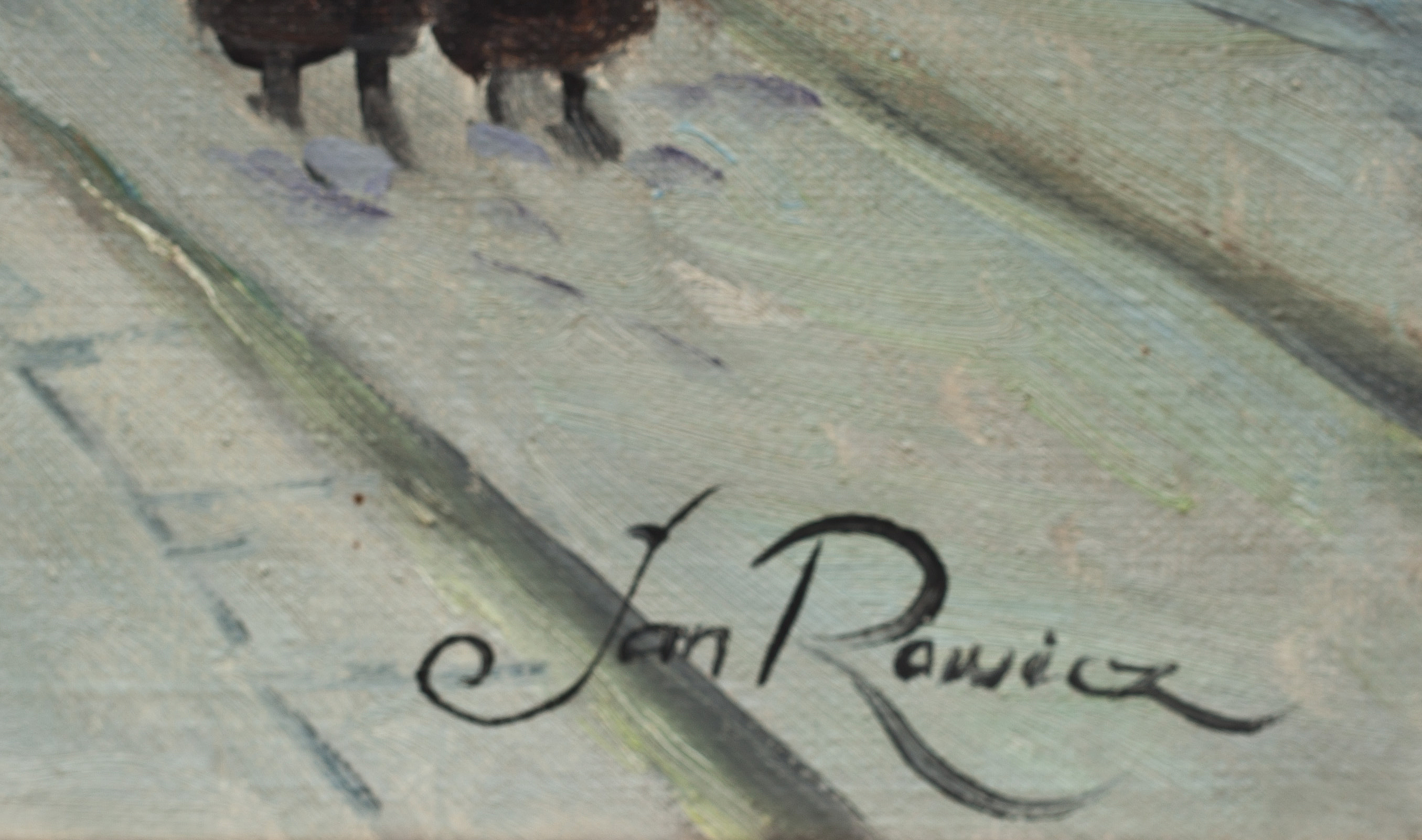 JAN RAWICZ, olja på duk, signerad, 1900-tal. - Bukowskis